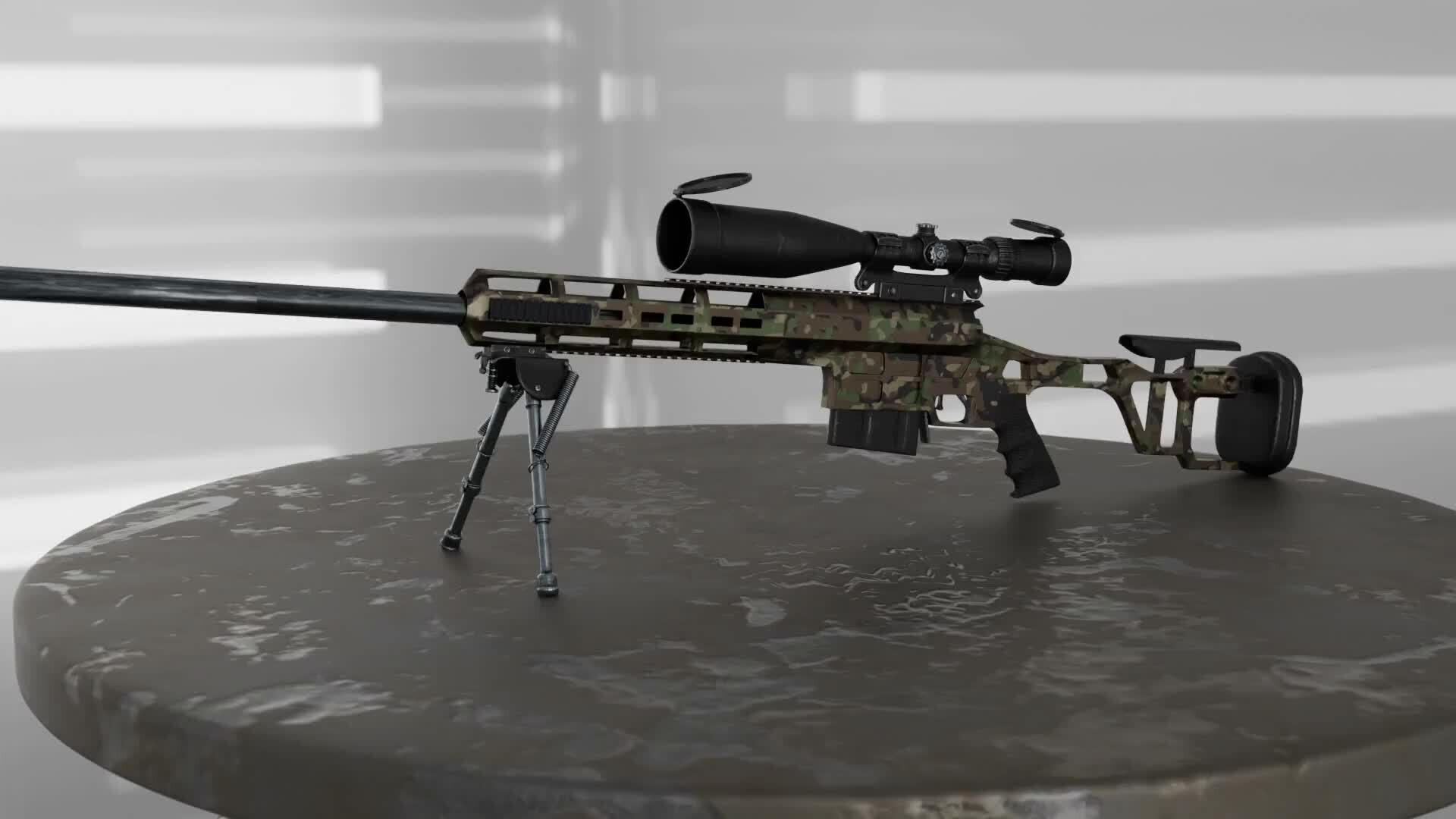 ArtStation - DXL 3 sniper rifle