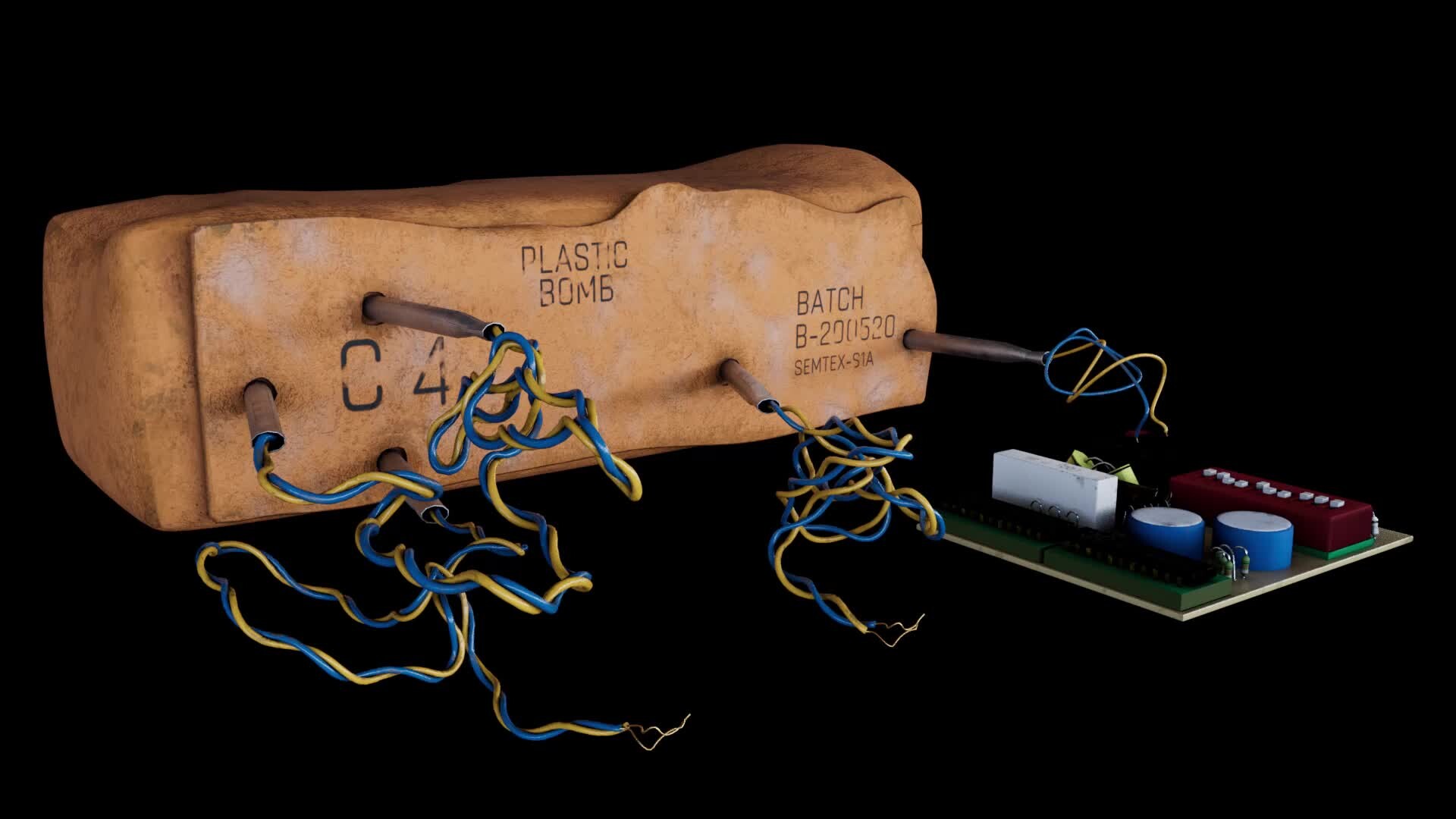 ArtStation - Plastic Explosive 3D Concept Model
