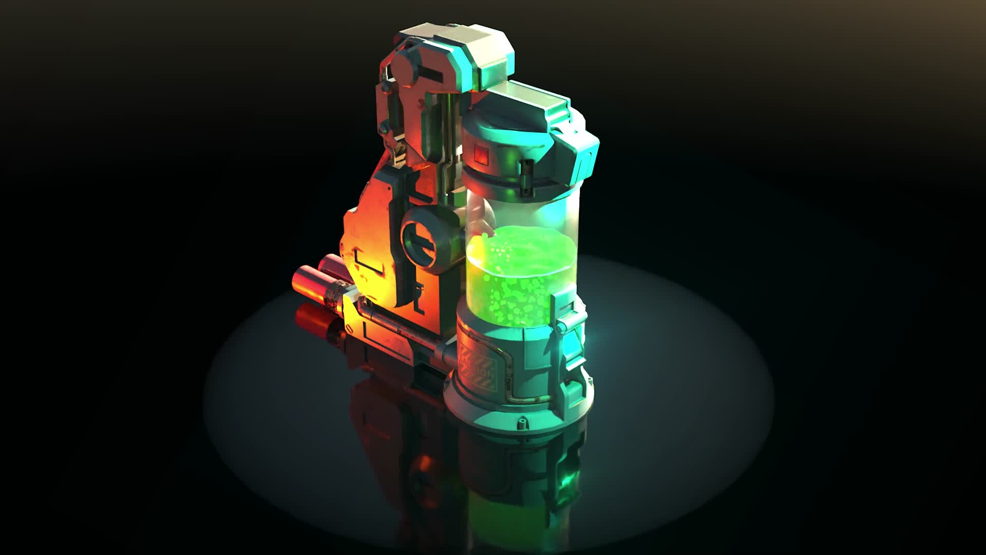 ArtStation - 3D Sci-Fi Test-tube Incubator