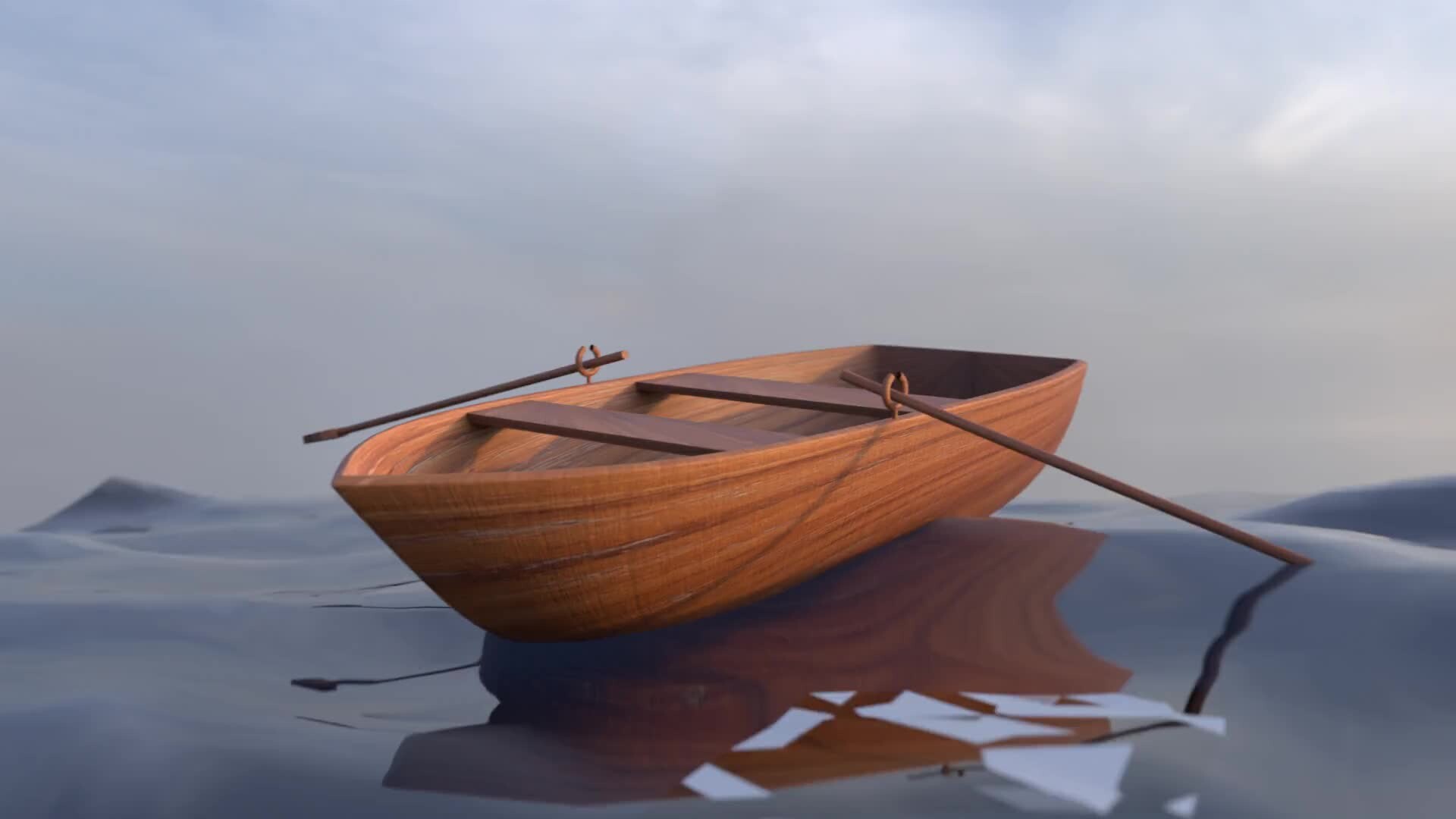 ArtStation - Ocean Boat simulation