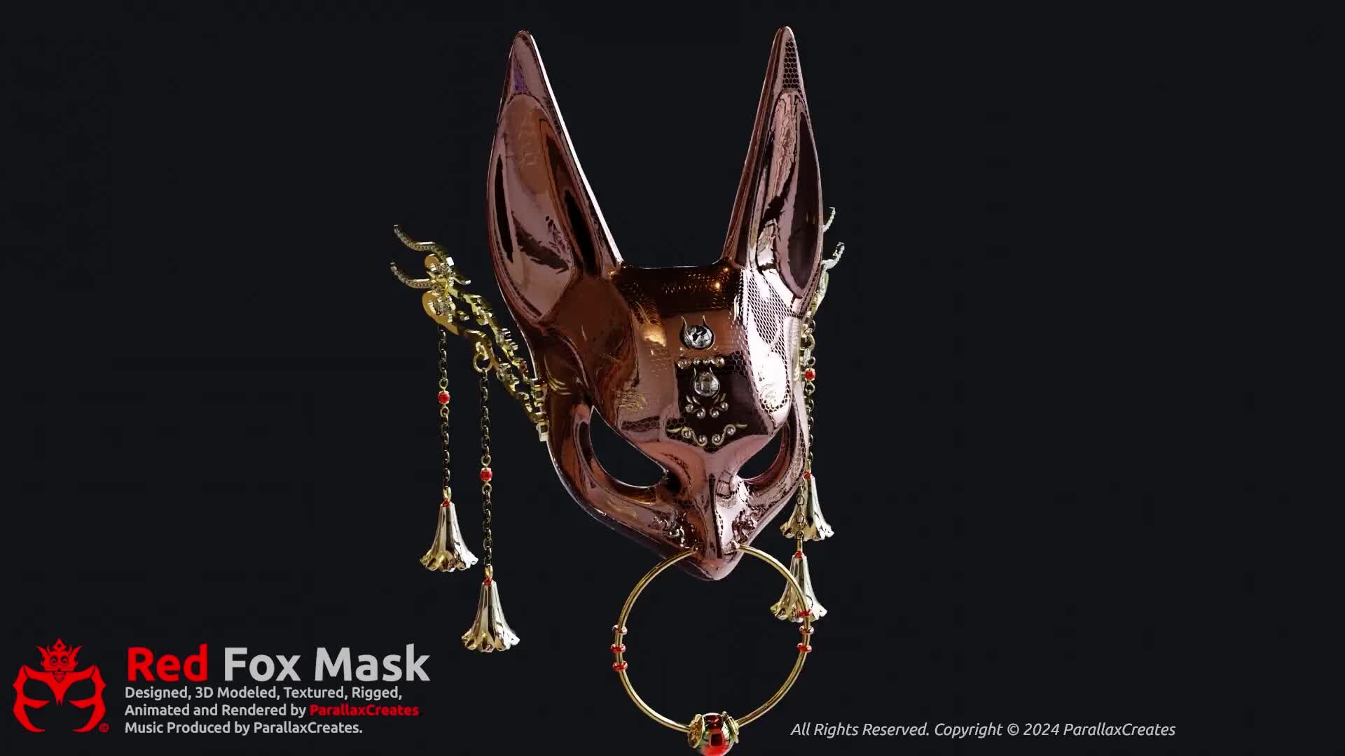 ArtStation - Animation | 3D Mask Prop by ParallaxCreates