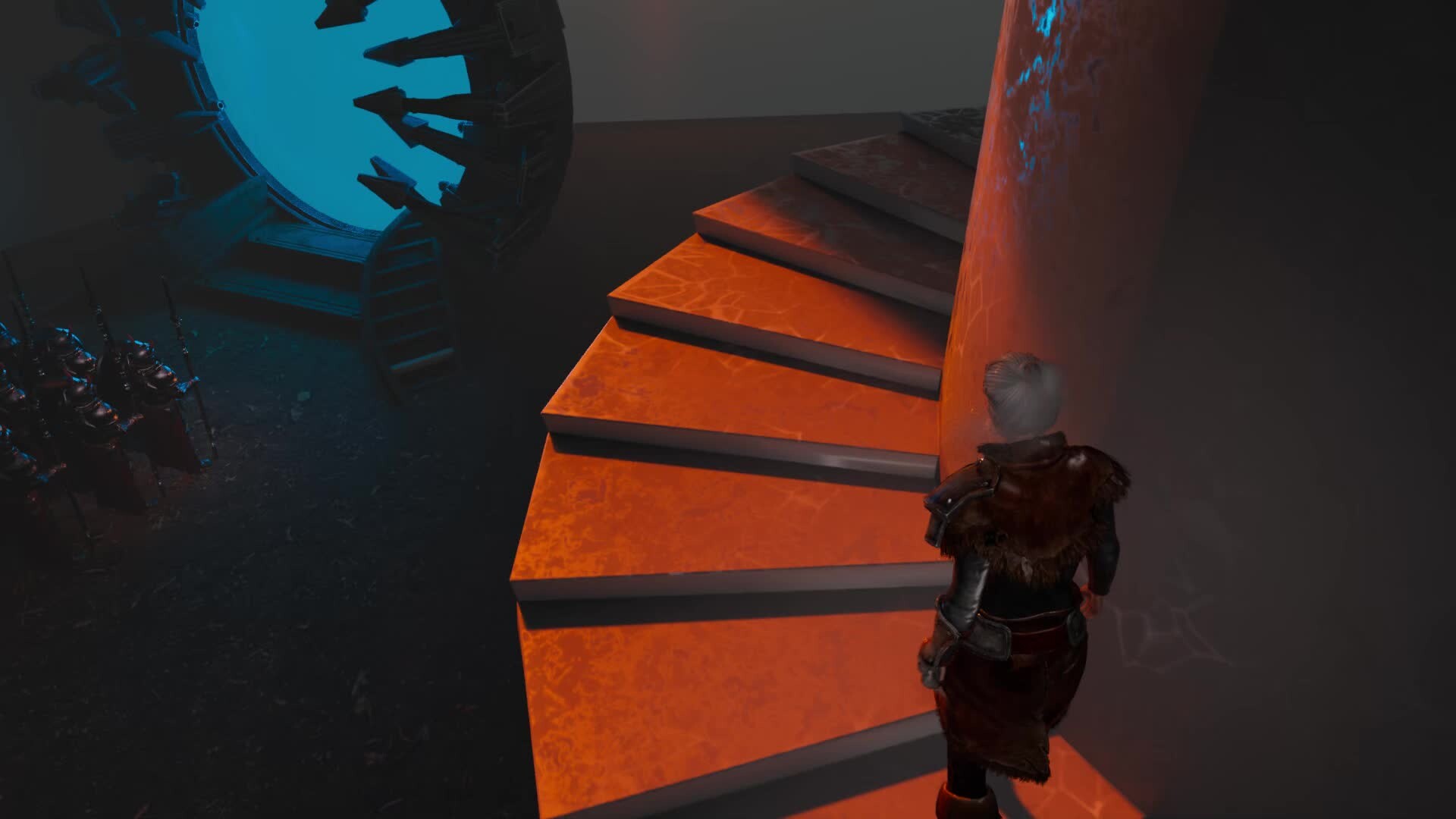 ArtStation - Climbing stairs character animations
