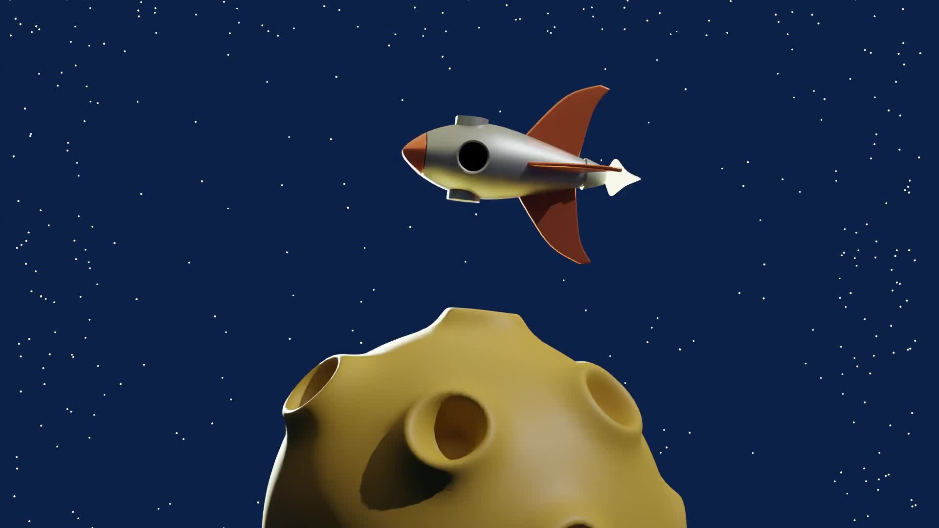 ArtStation - Rocket in space