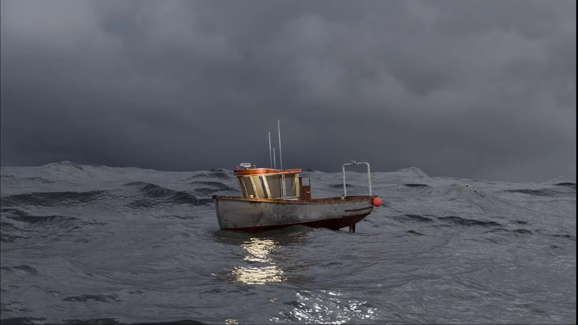ArtStation - Boat Animation