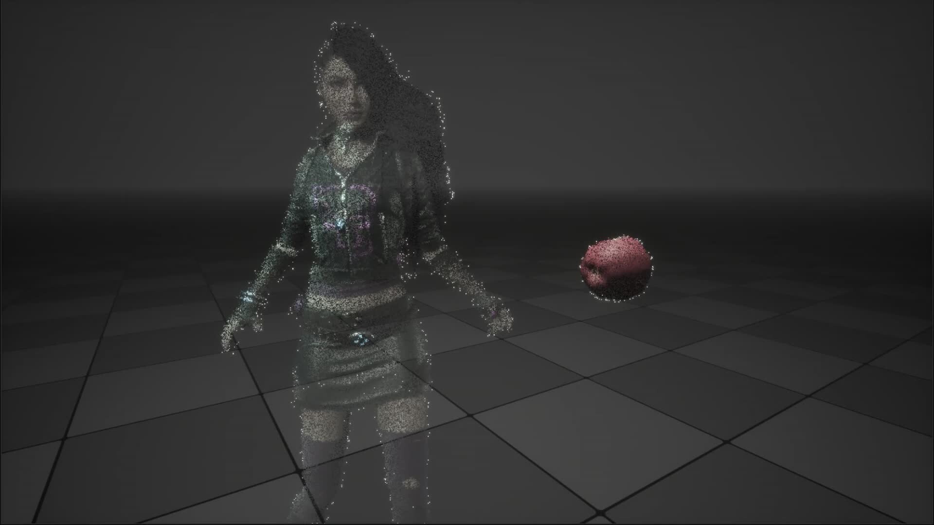 ArtStation - DeathStranding-like Hologram 1