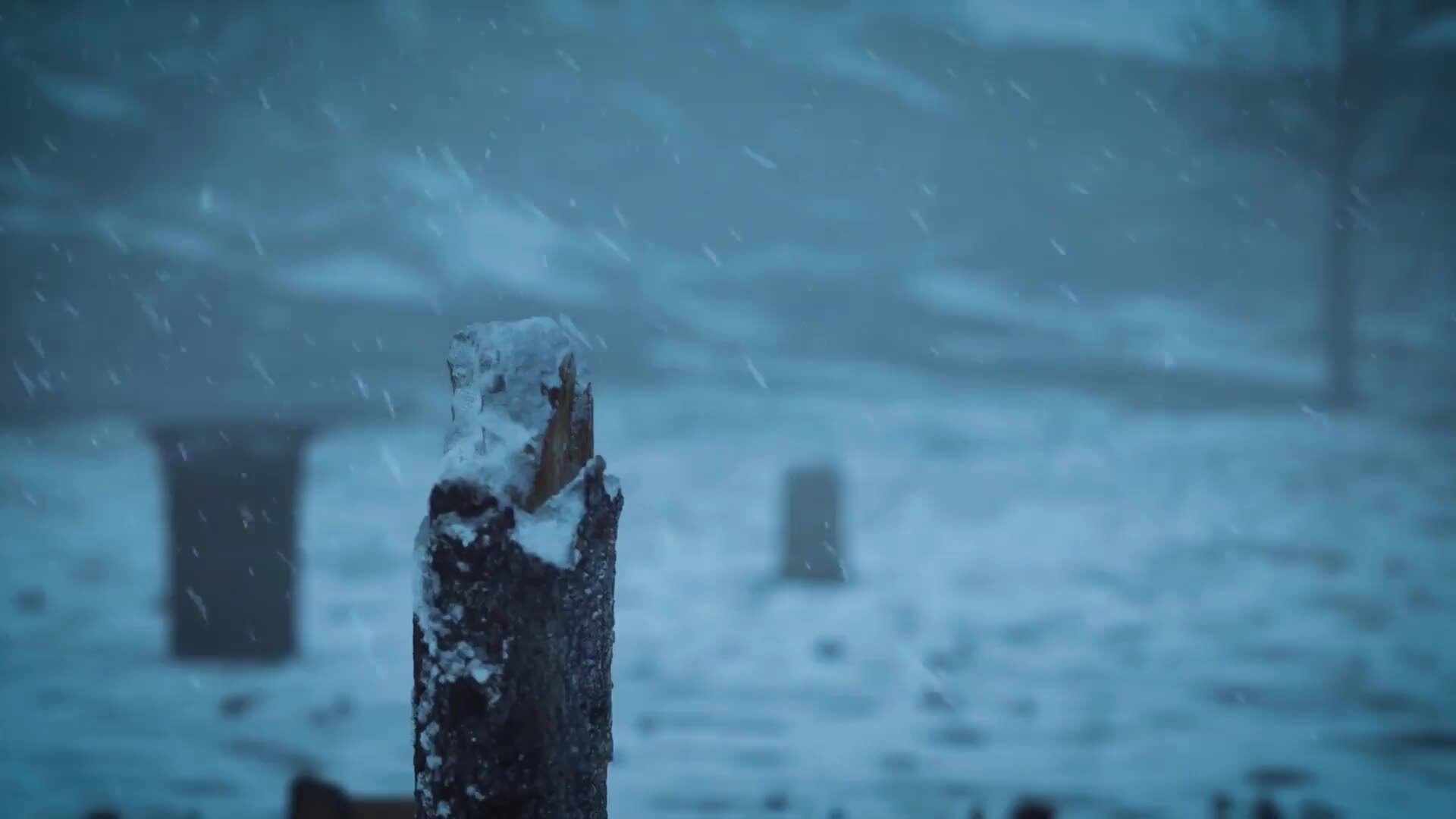 ArtStation - Snowy Post-Apocalyptic Environment Short Video | After Tbilisi