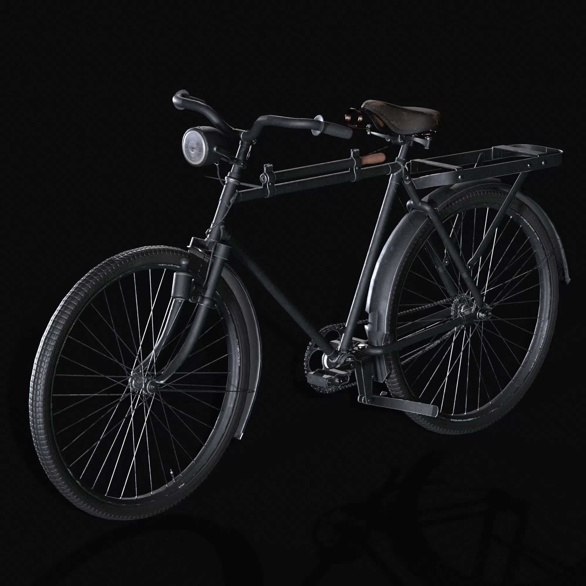 ArtStation - Old German bicycle WW2