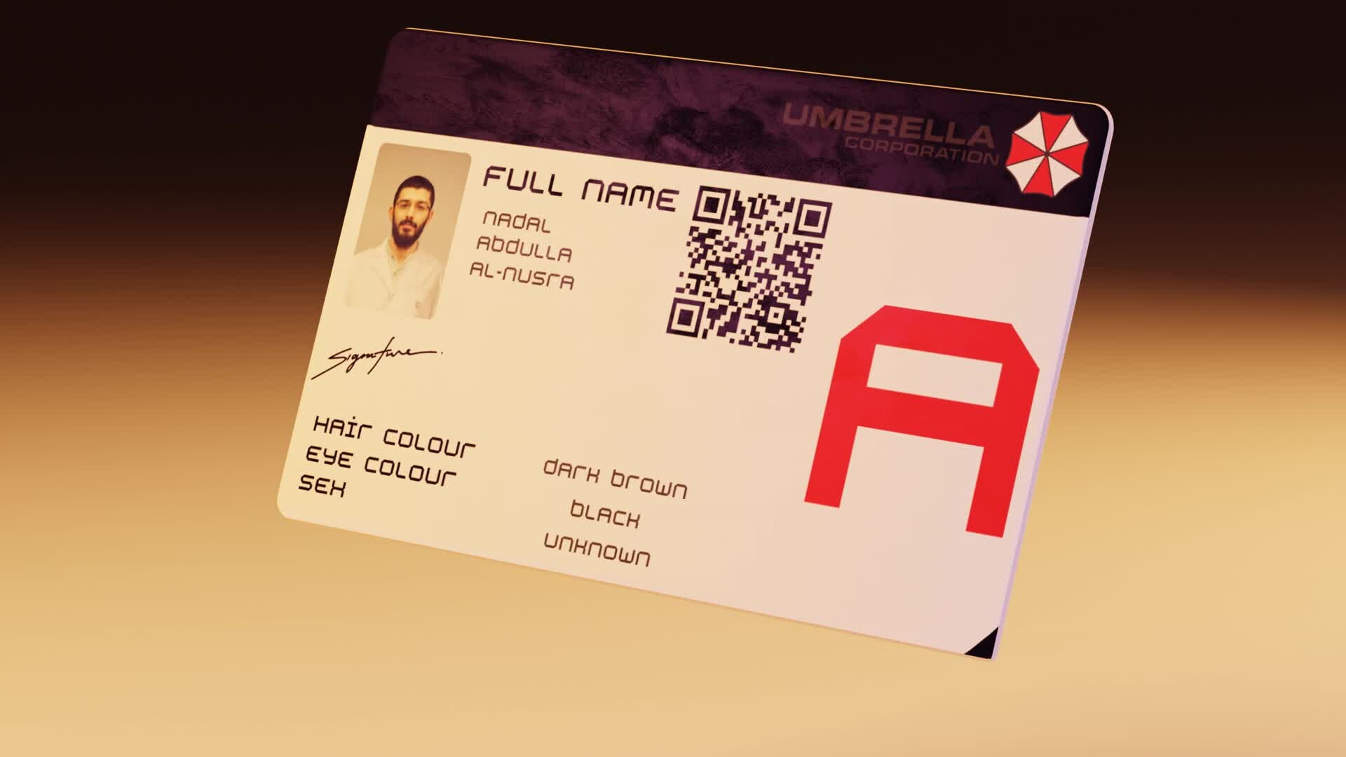 ArtStation - Resident Evil key card