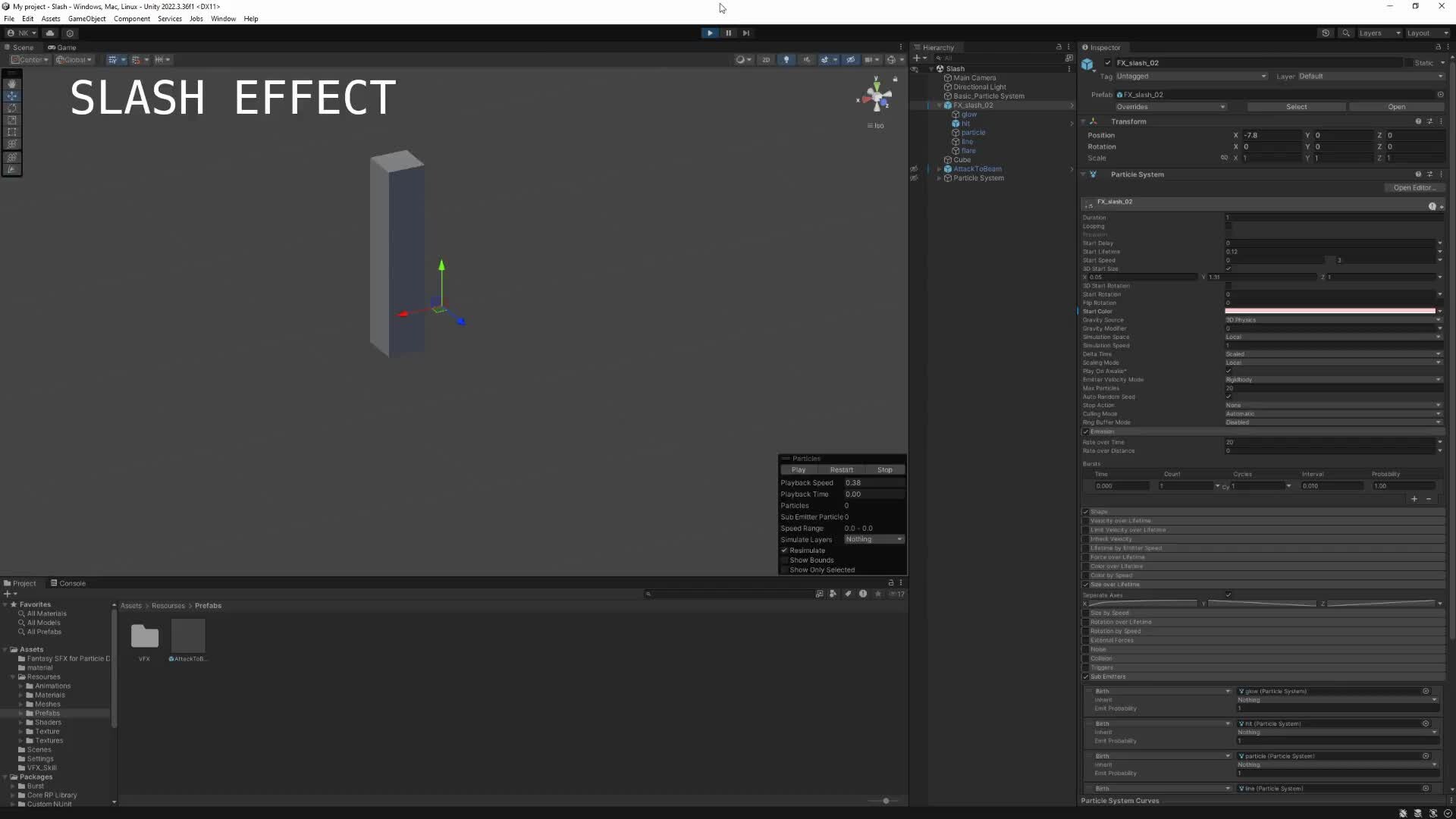ArtStation - Unity Realtime VFX Slash