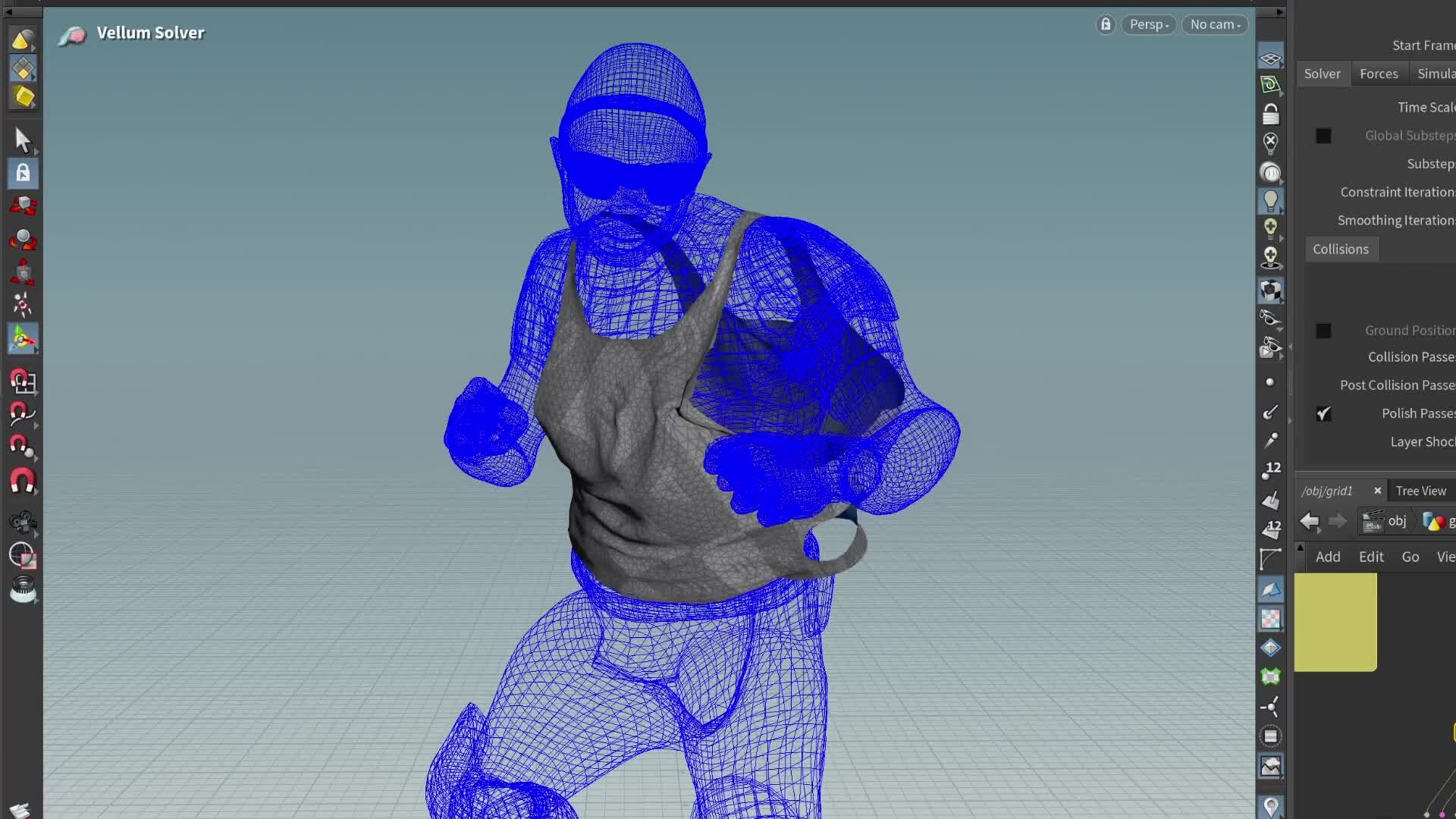 ArtStation - Houdini Vellum Cloth Simulation