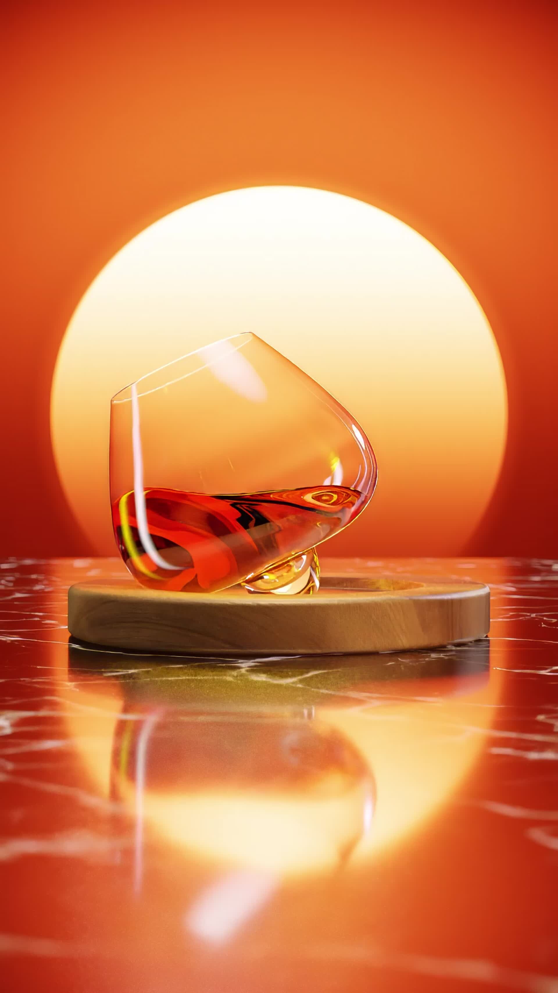 ArtStation - Whiskey and Sun (Blender | Houdini)