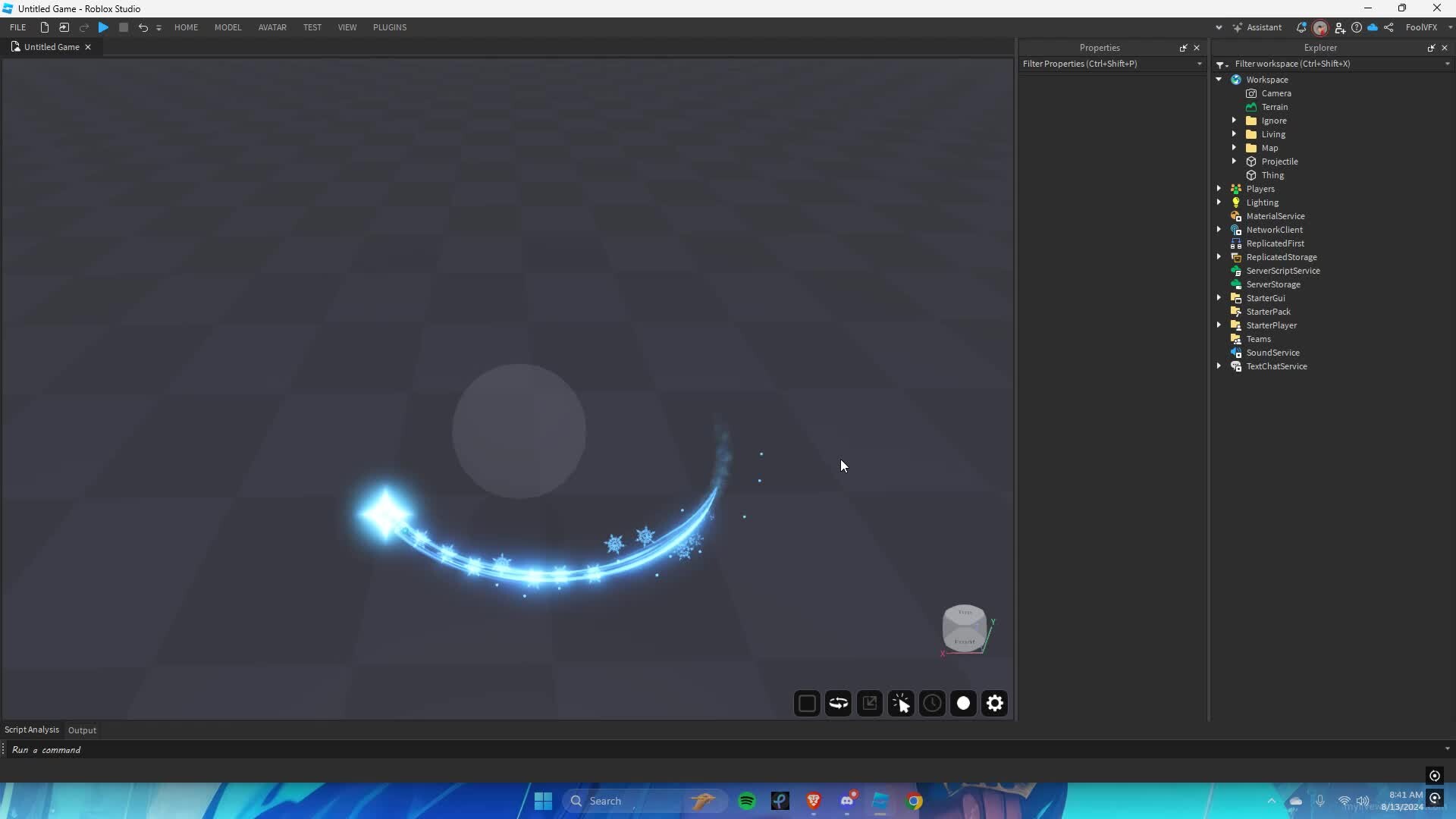 ArtStation - Ice Projectile | Roblox Studio