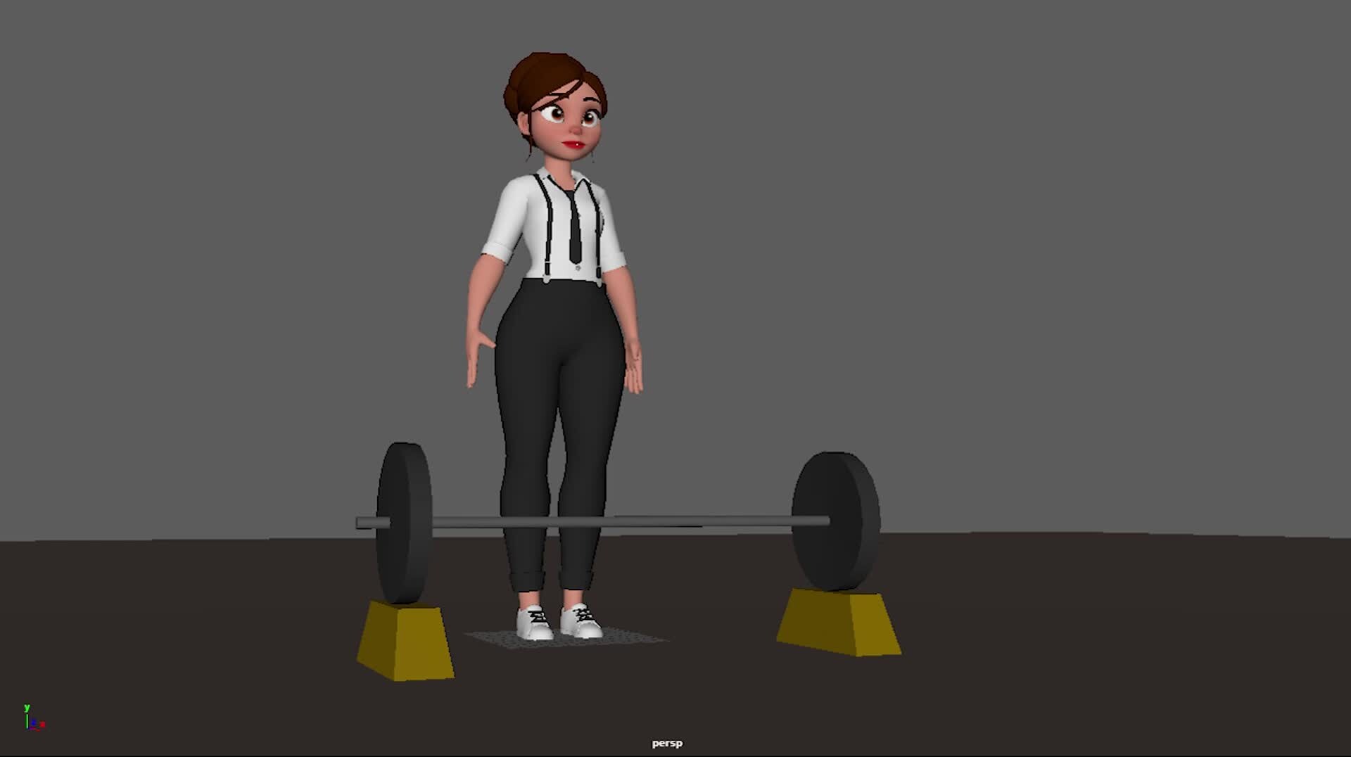 ArtStation - Weight Lifting Animation