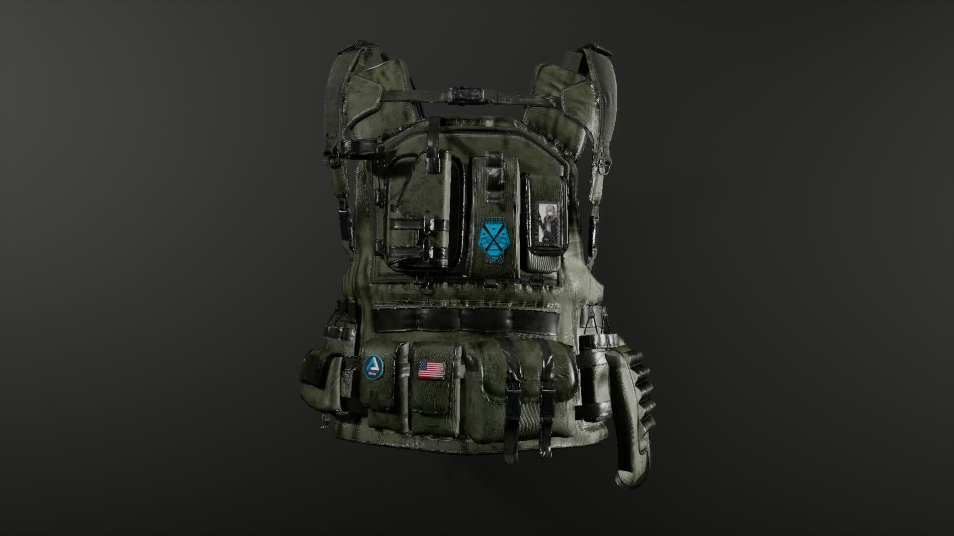 ArtStation - Military Vest - A 3D Modelling Study