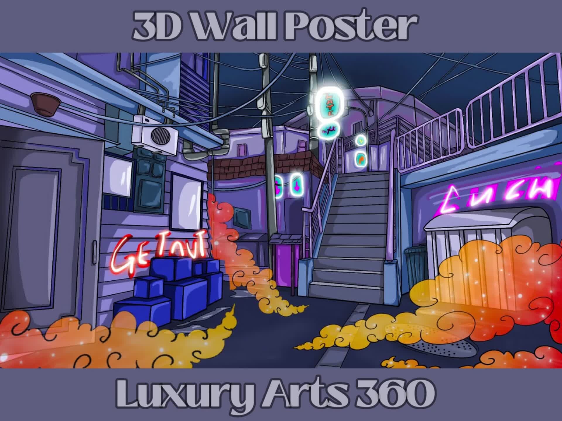 ArtStation - 3D Wall Poster