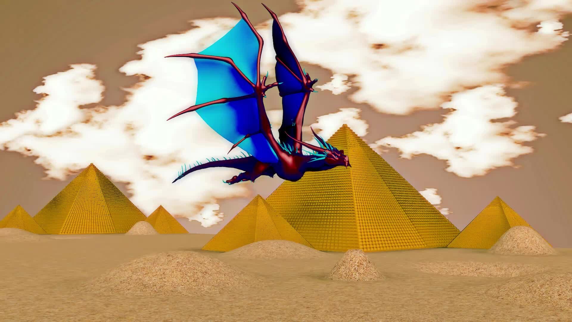 ArtStation - Dragon Flight Animation Assignment