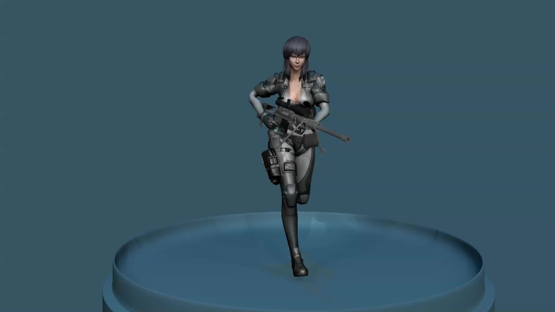 ArtStation - Rig Animation motoko-kusanag