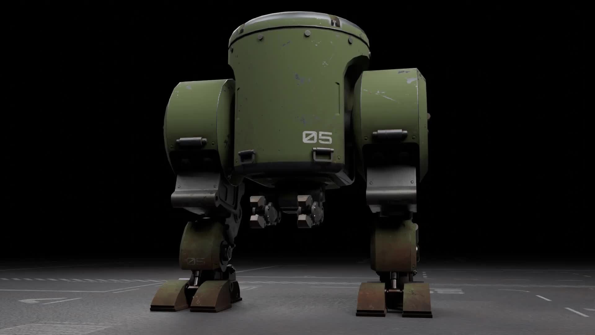 ArtStation - Blender Mech Practice