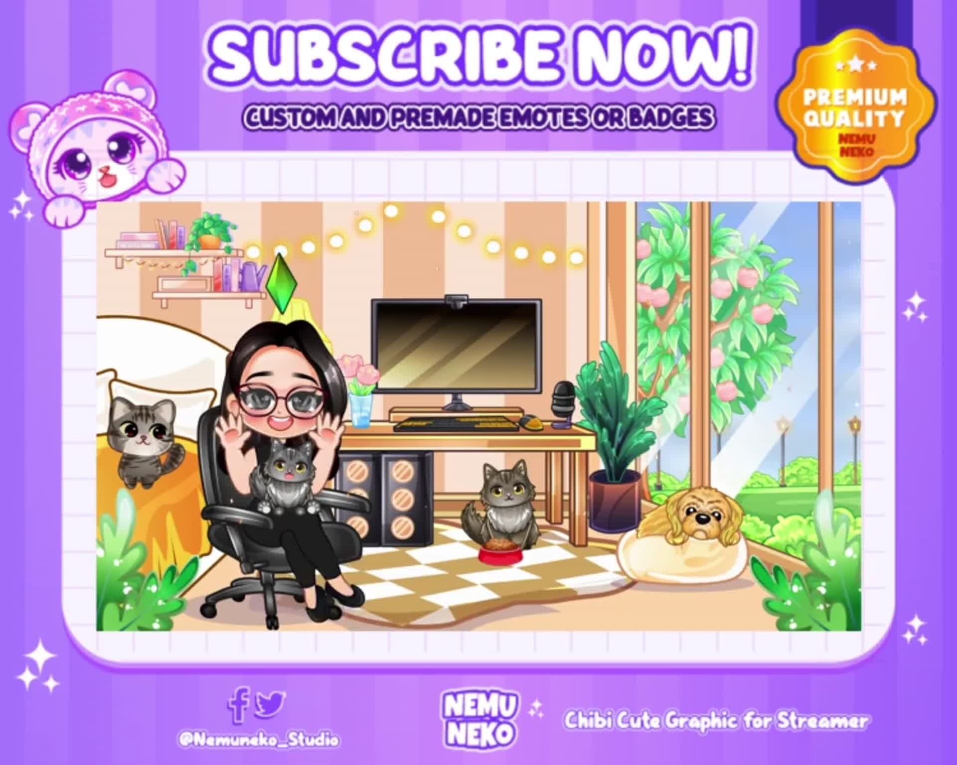 ArtStation - 🤎CUSTOM CHIBI SCREEN🤎