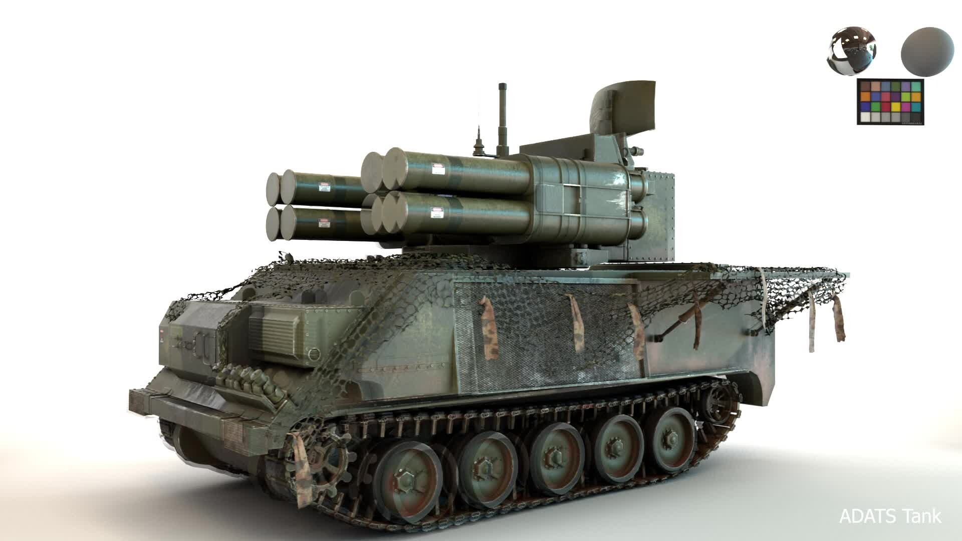 ArtStation - ADATS Tank Canadian Tank