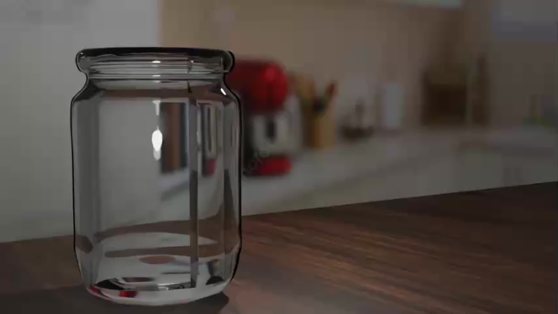 ArtStation - Beads Falling on a Jar