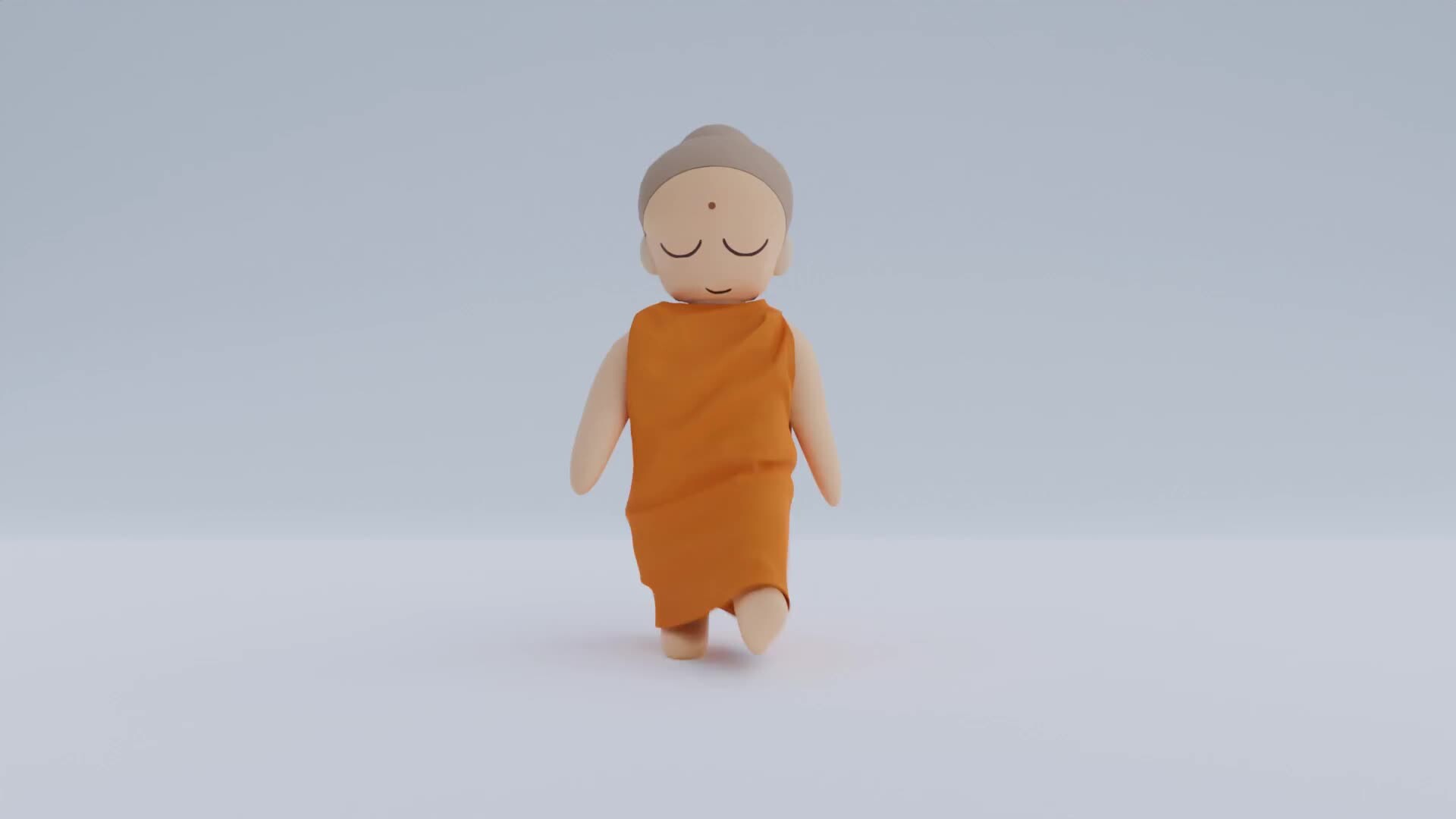 ArtStation - BTC Monk Animated 3D - Custom Model