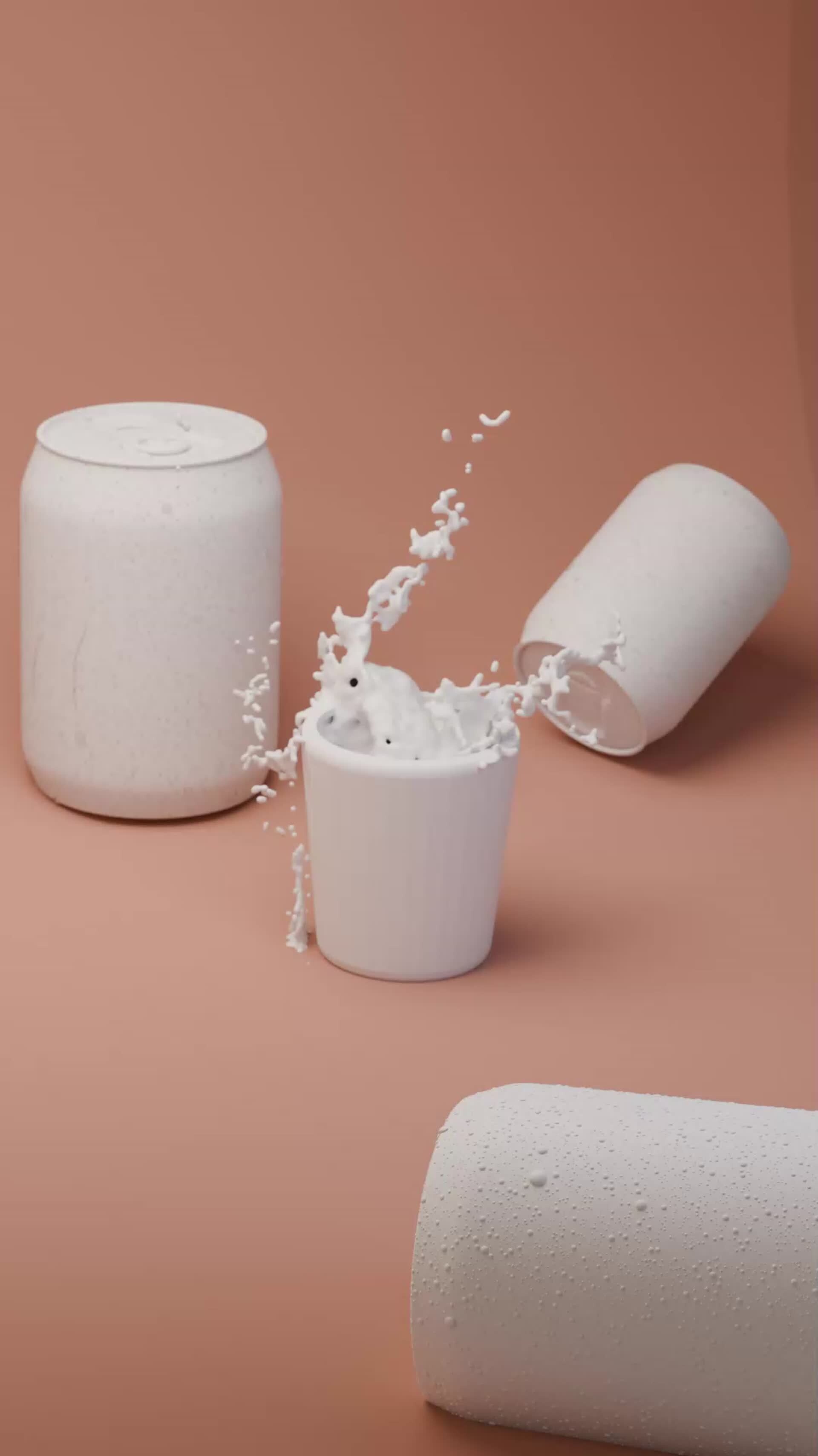 ArtStation - Coca-Cola Can Splash Study