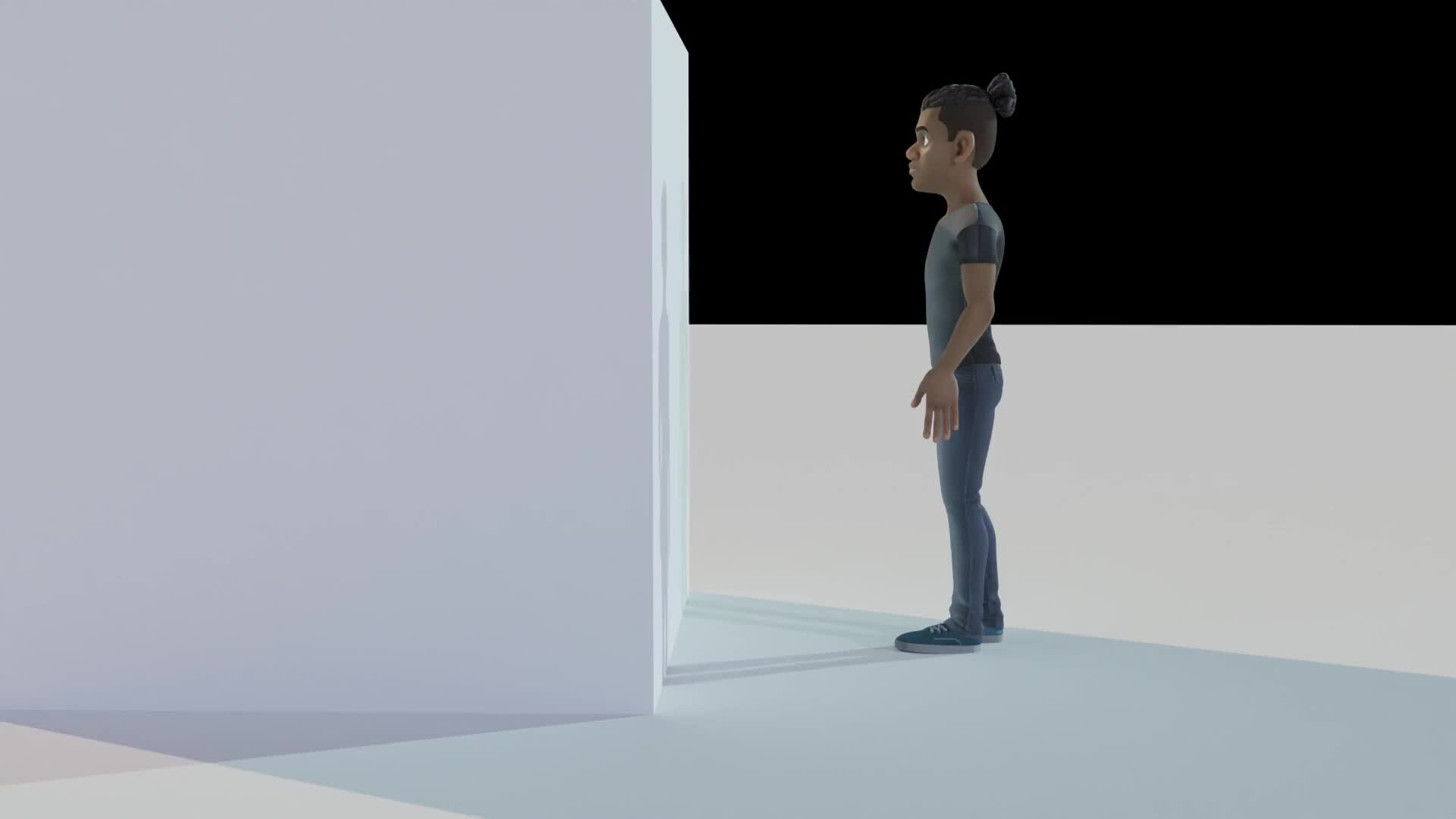 ArtStation - Wall Push Aniamtion