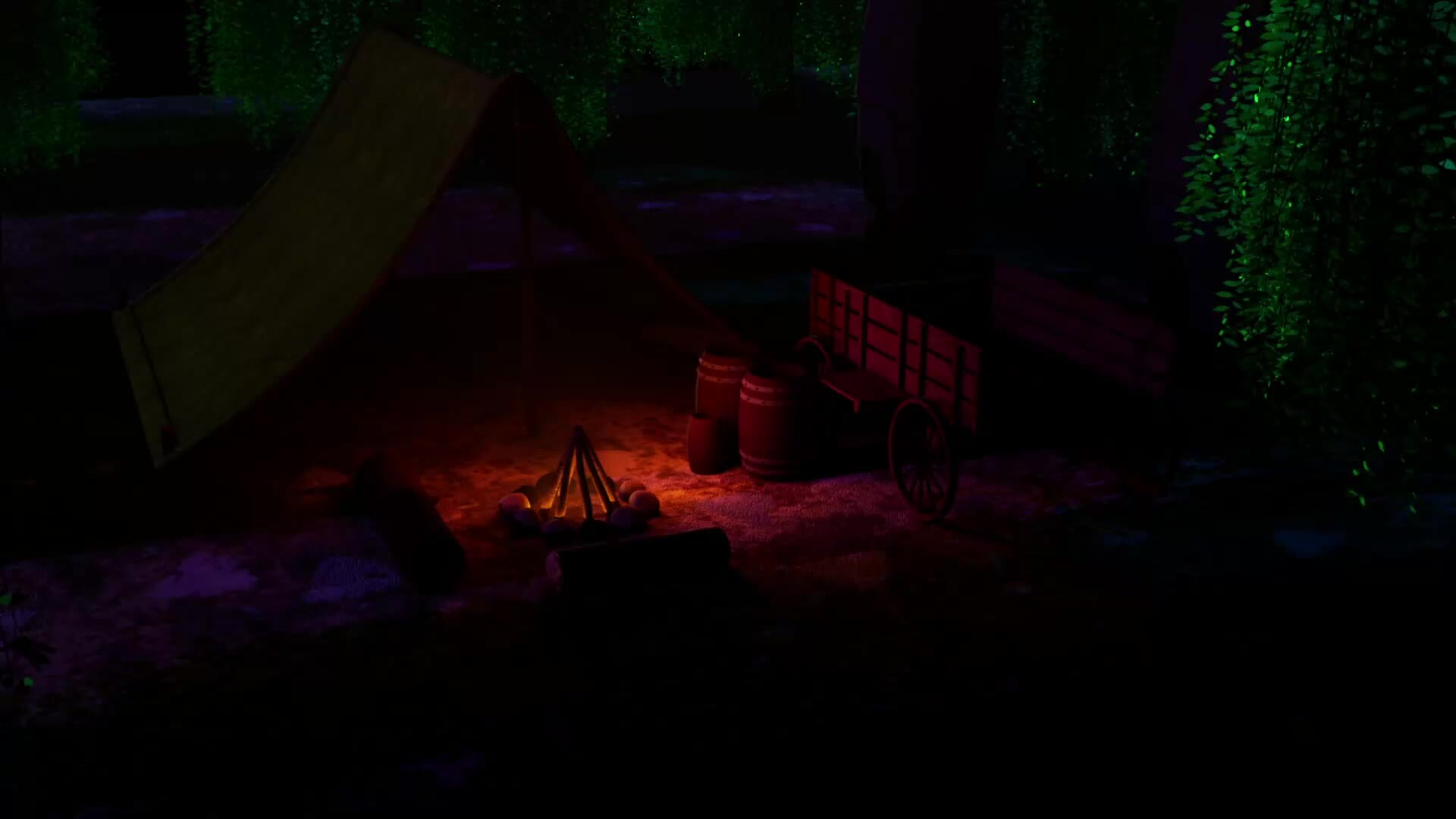 ArtStation - 3D Environment Outdoor Camp