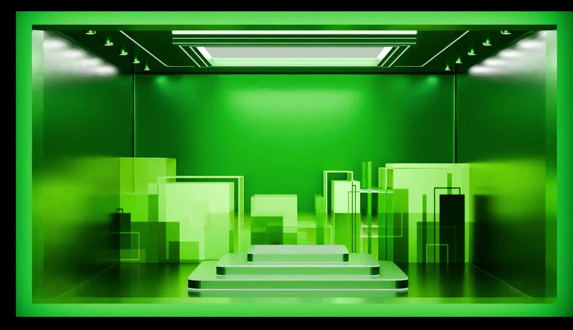 ArtStation - anamorphic logo animation for a LED Wall