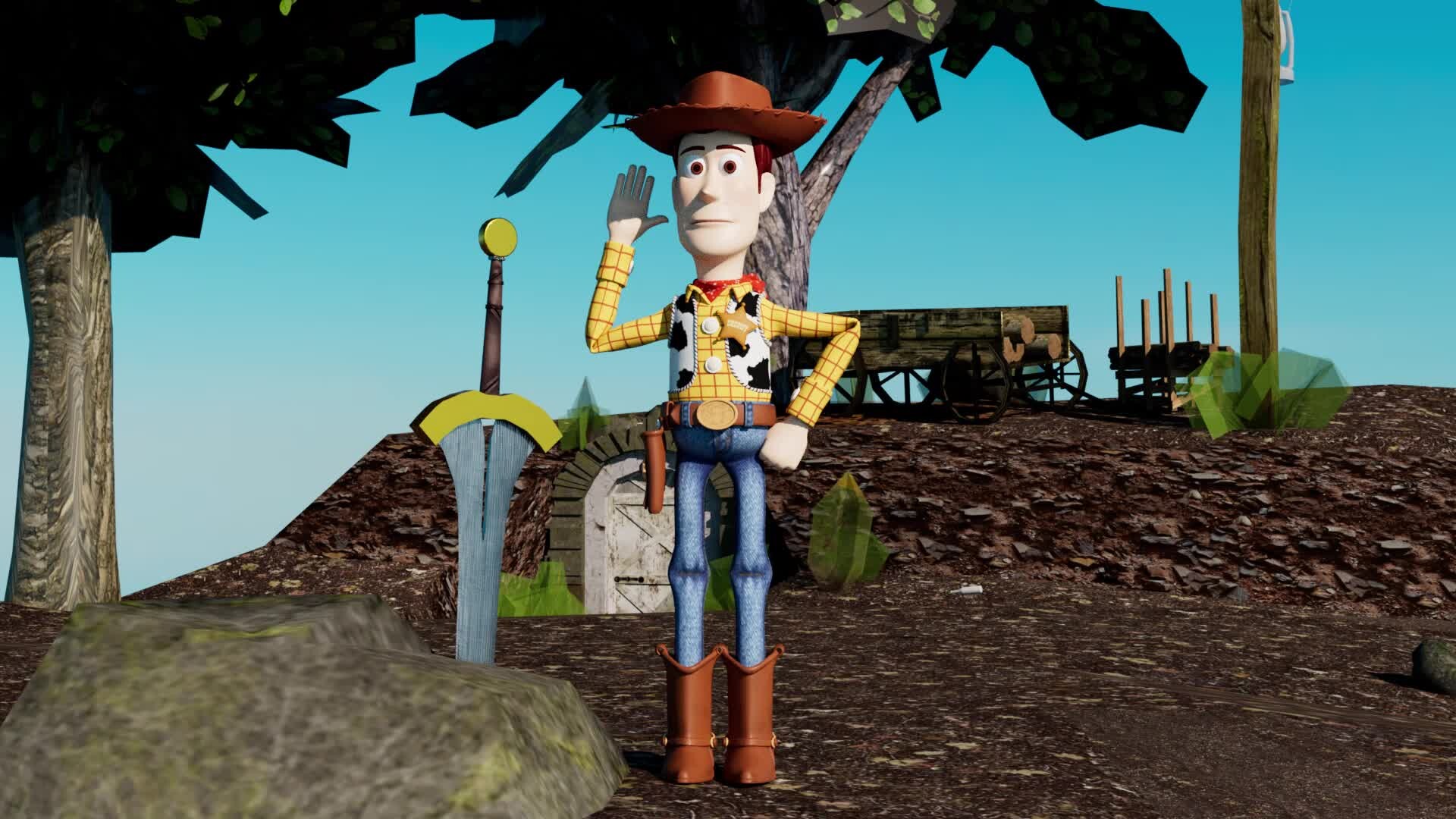 ArtStation - Sword Pulling Animation Assignment