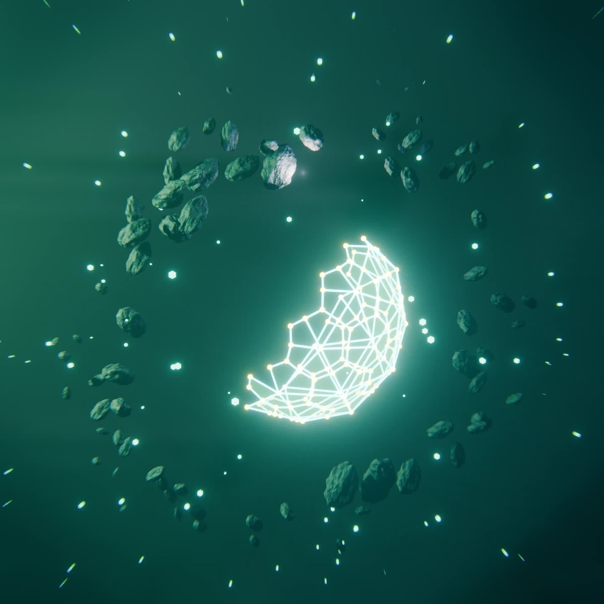 ArtStation - Sci-Fi Abstract Geometry Node Doodle