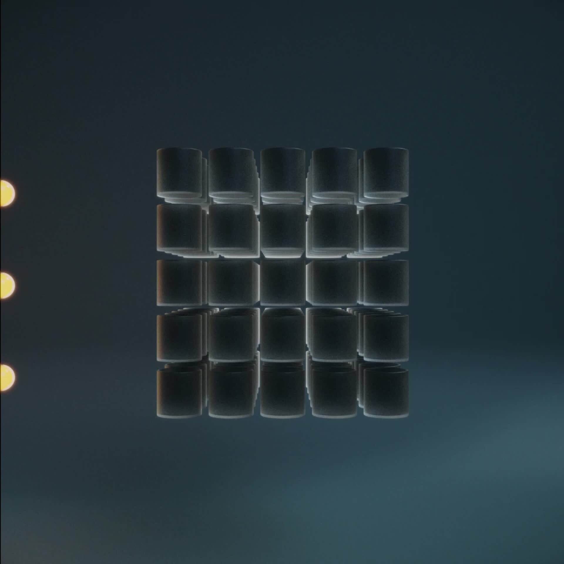 ArtStation - C4D MoGraph rig, focus on refractions and glow.