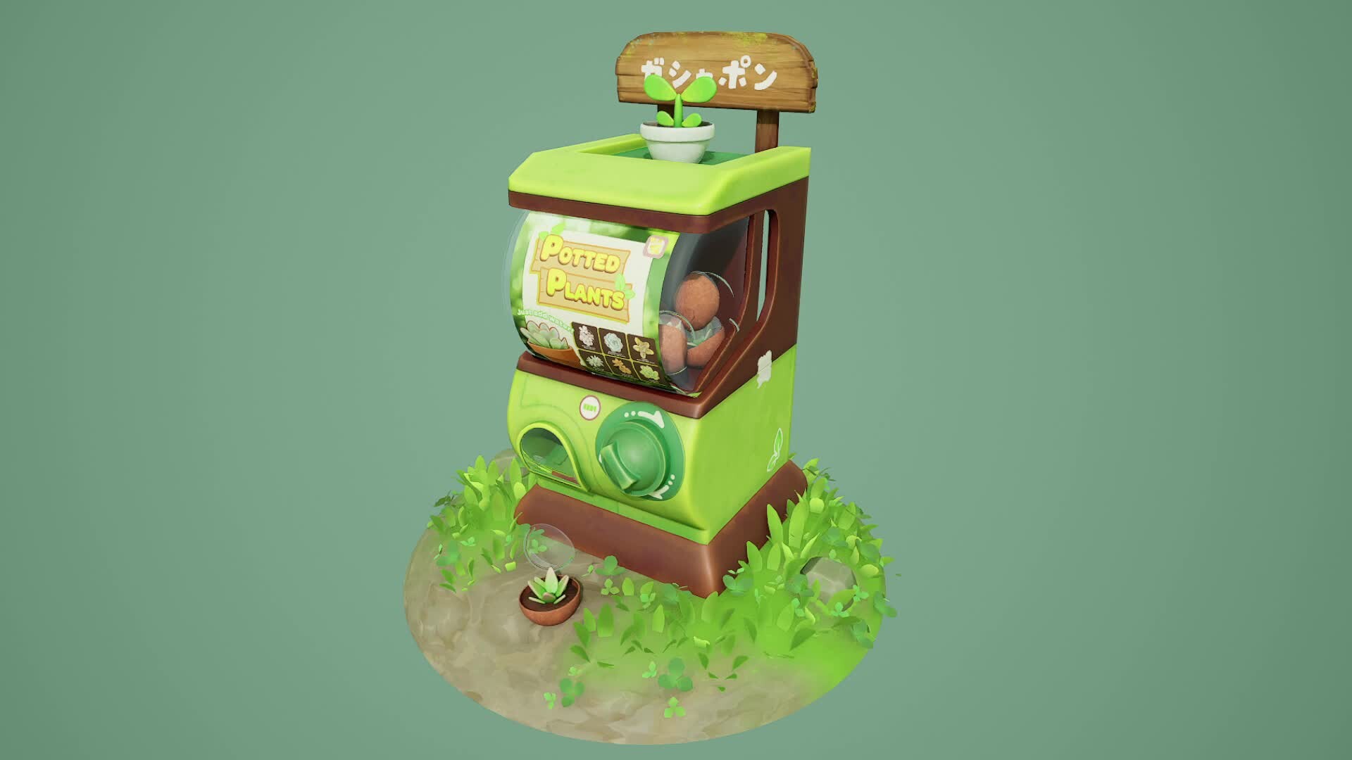 ArtStation - Stylized Gatcha Machine