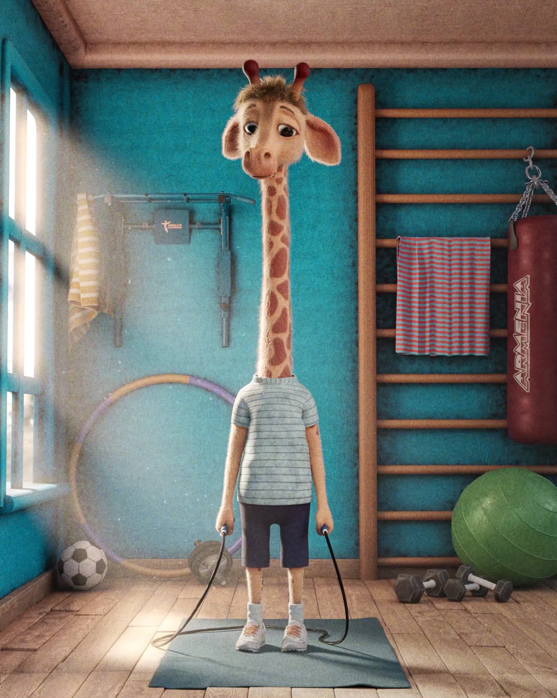 ArtStation - Nick in the morning exercise