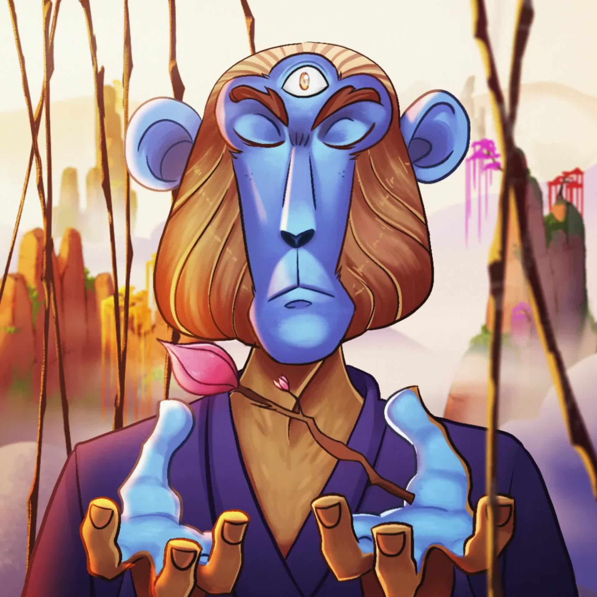 ArtStation - Enu and the Sakura Brush