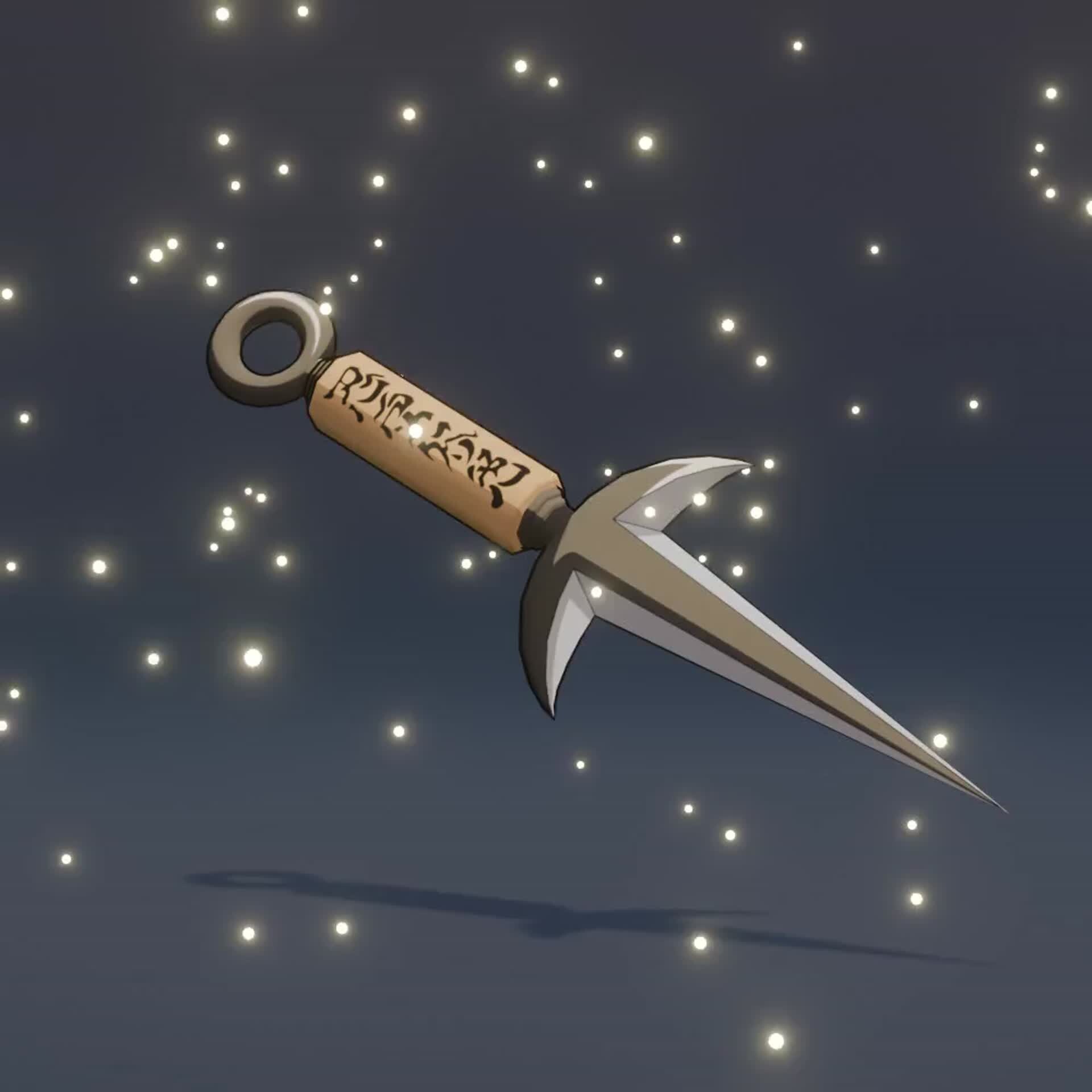 ArtStation - Naruto Weapons - Toon Shaded