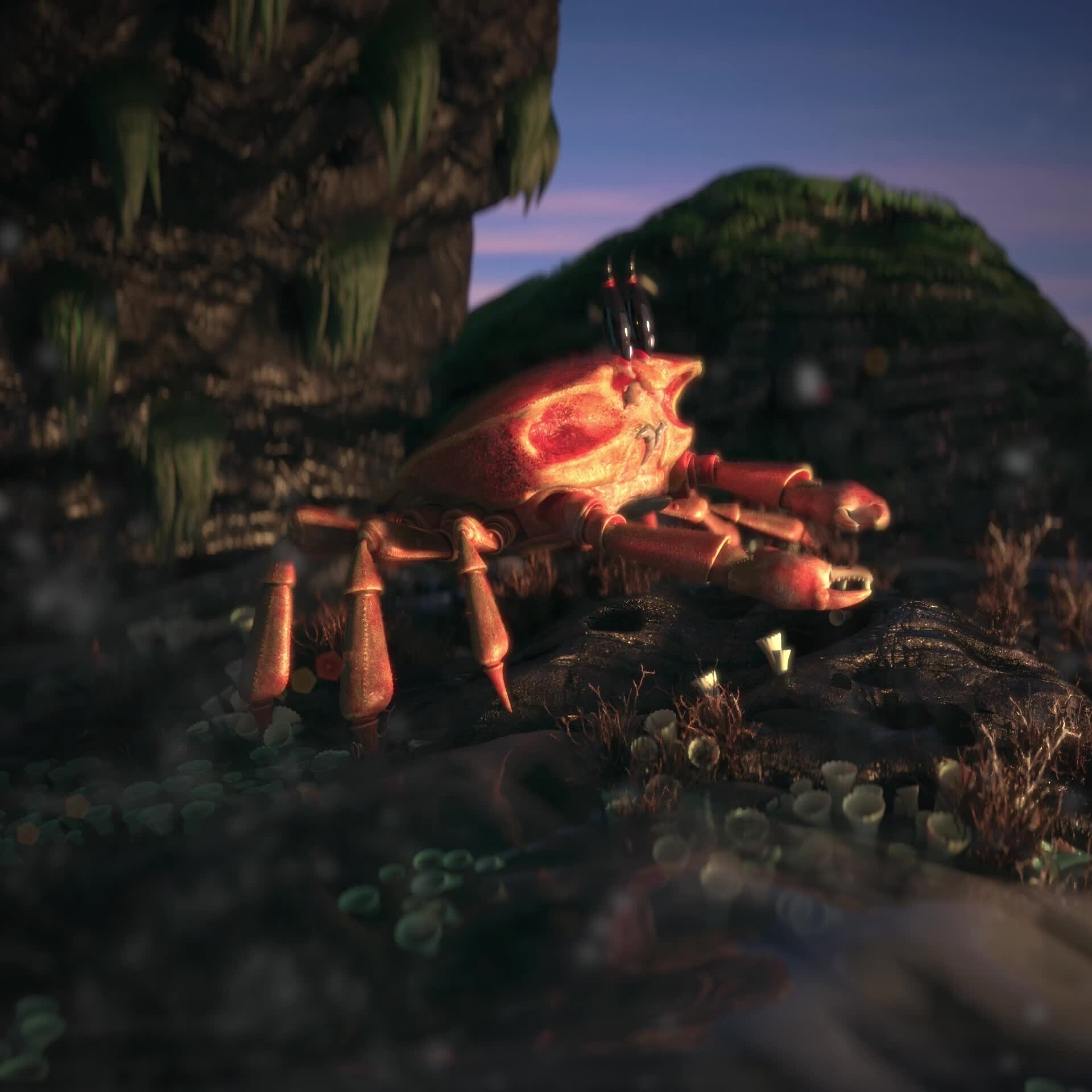 ArtStation - Crab scene