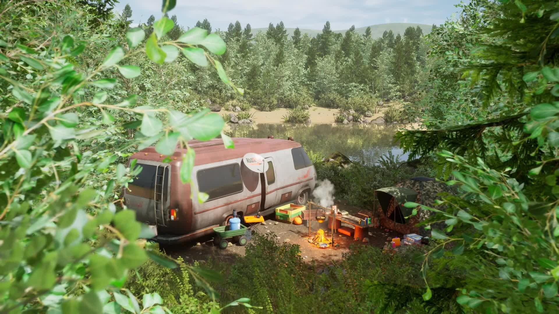 ArtStation - Forest Camp Scene