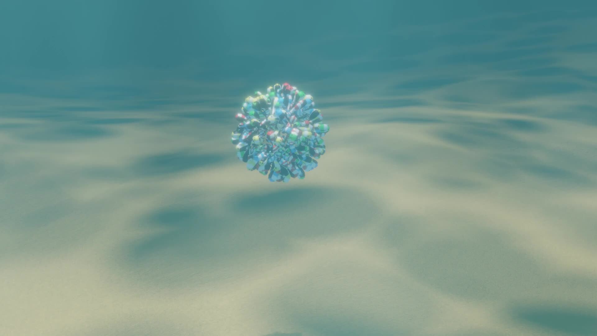 ArtStation - Fish: Particle + Underwater shadows Test