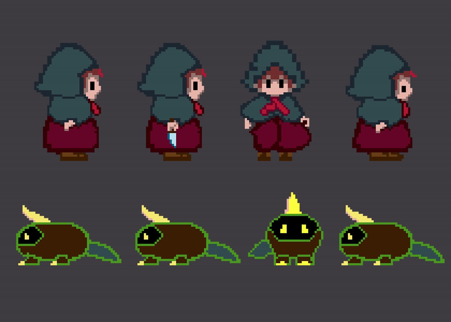ArtStation - Merry's Adventure Sprite art and animations
