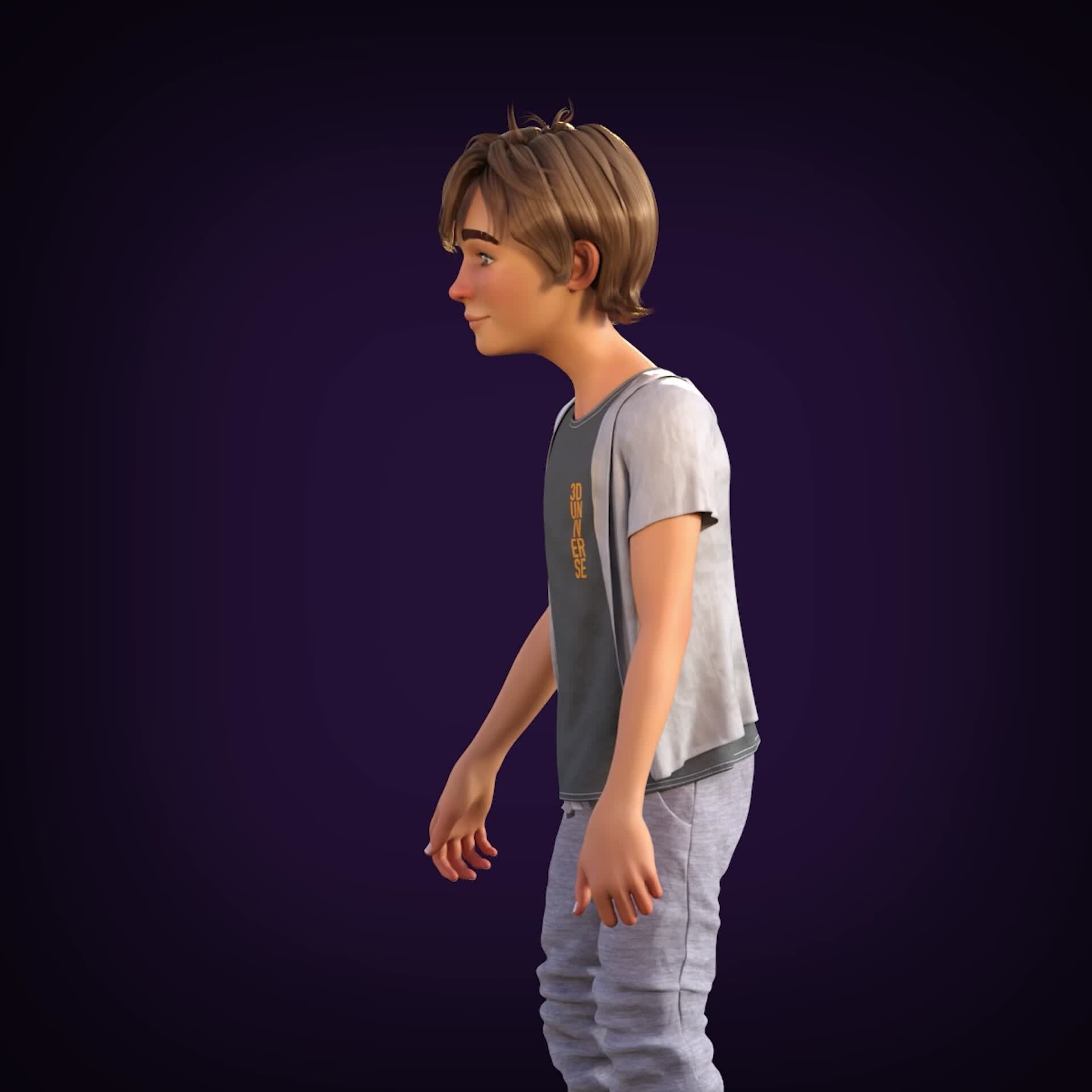 ArtStation - 3D Universe Toon Male - Heat Animation