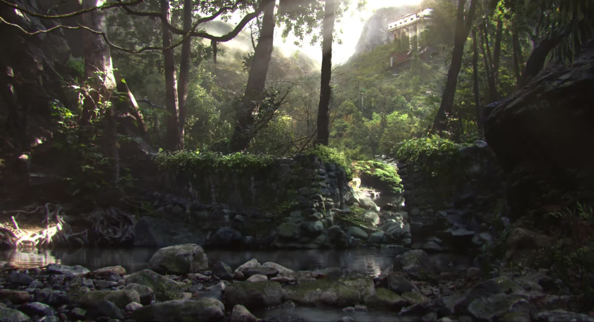 ArtStation - Matte Painting Compositing: "Forest Realm"