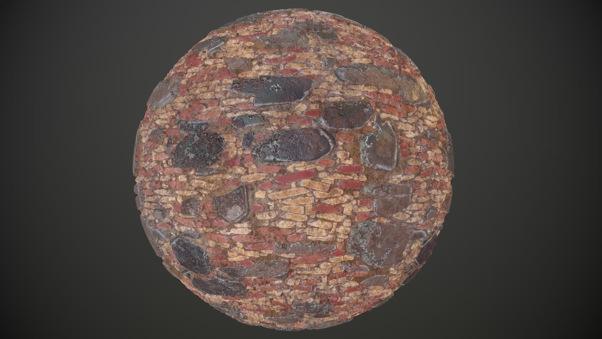 ArtStation - Cobble Stone Multi Color Material
