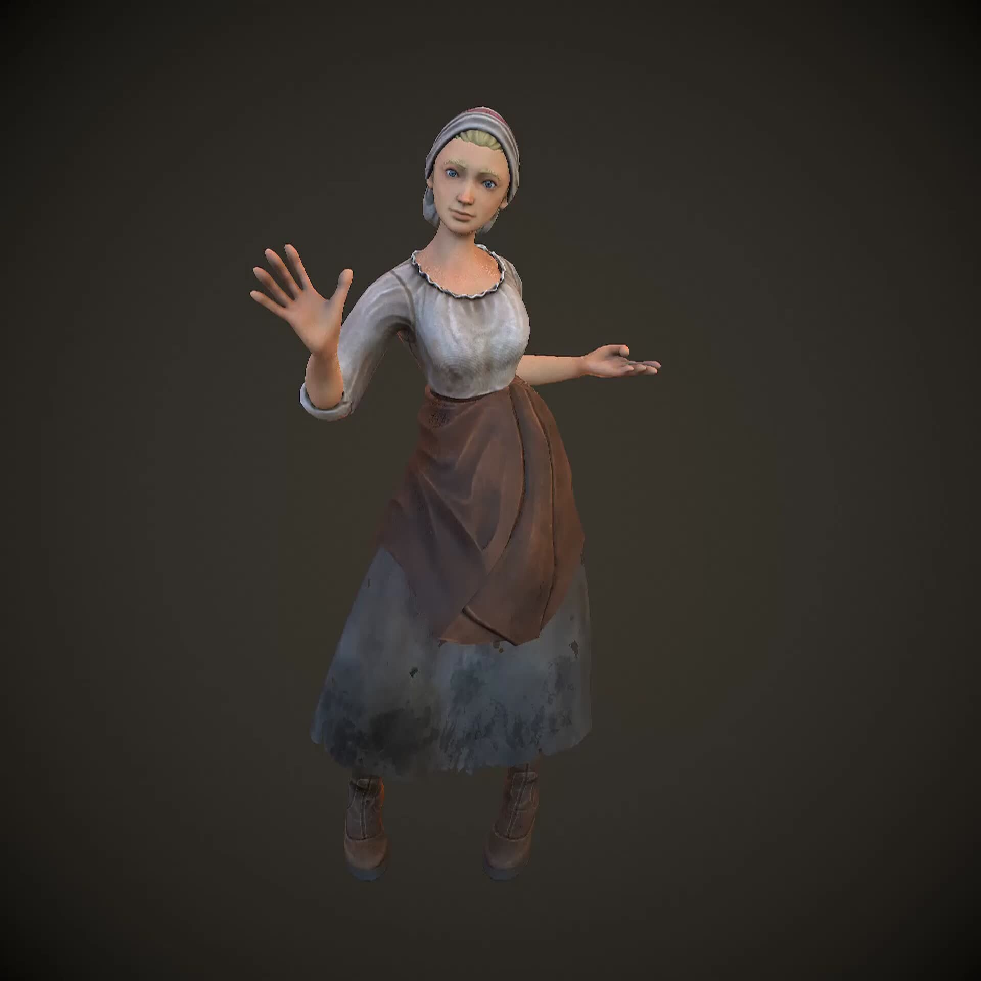 ArtStation - Waitress/MarketGirl