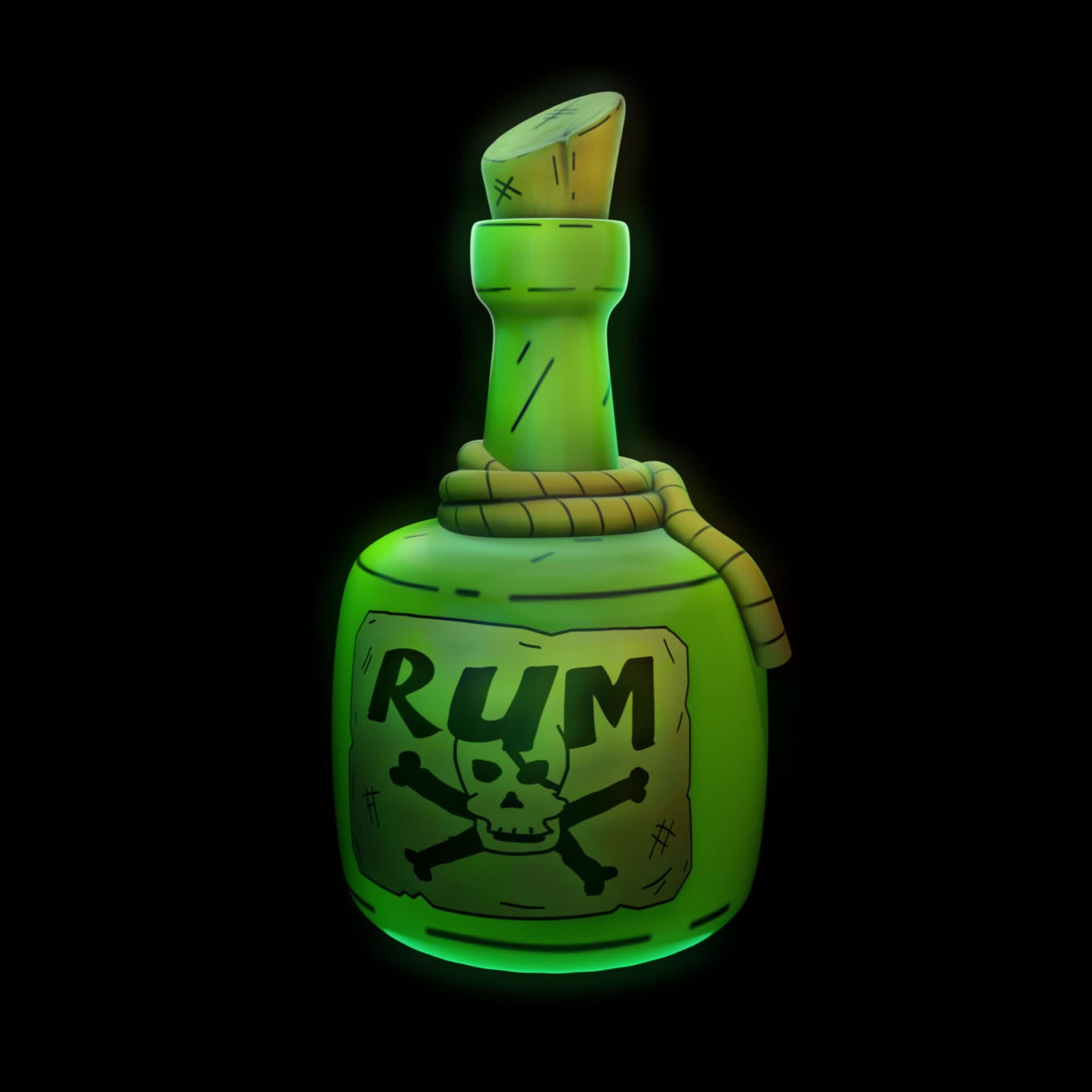 ArtStation - Stylized Rum