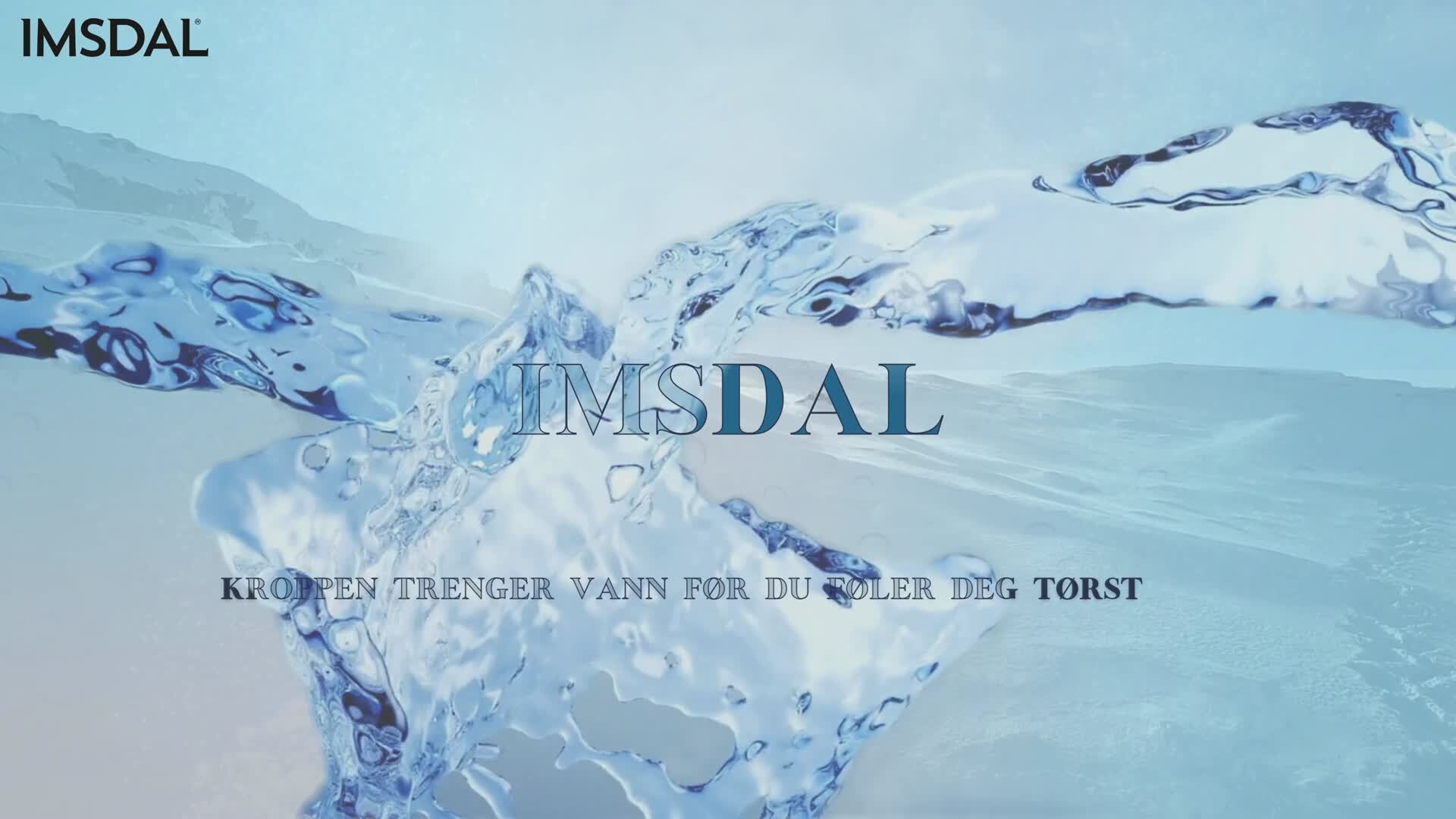 Jesper Berglund - Imsdal water commercial