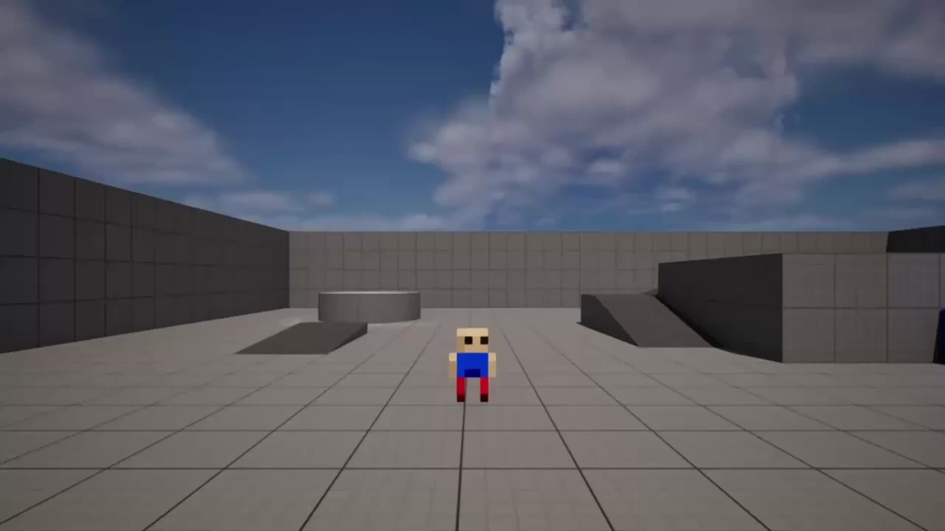 ArtStation - PaperZD Pixel Character in 3D Environment