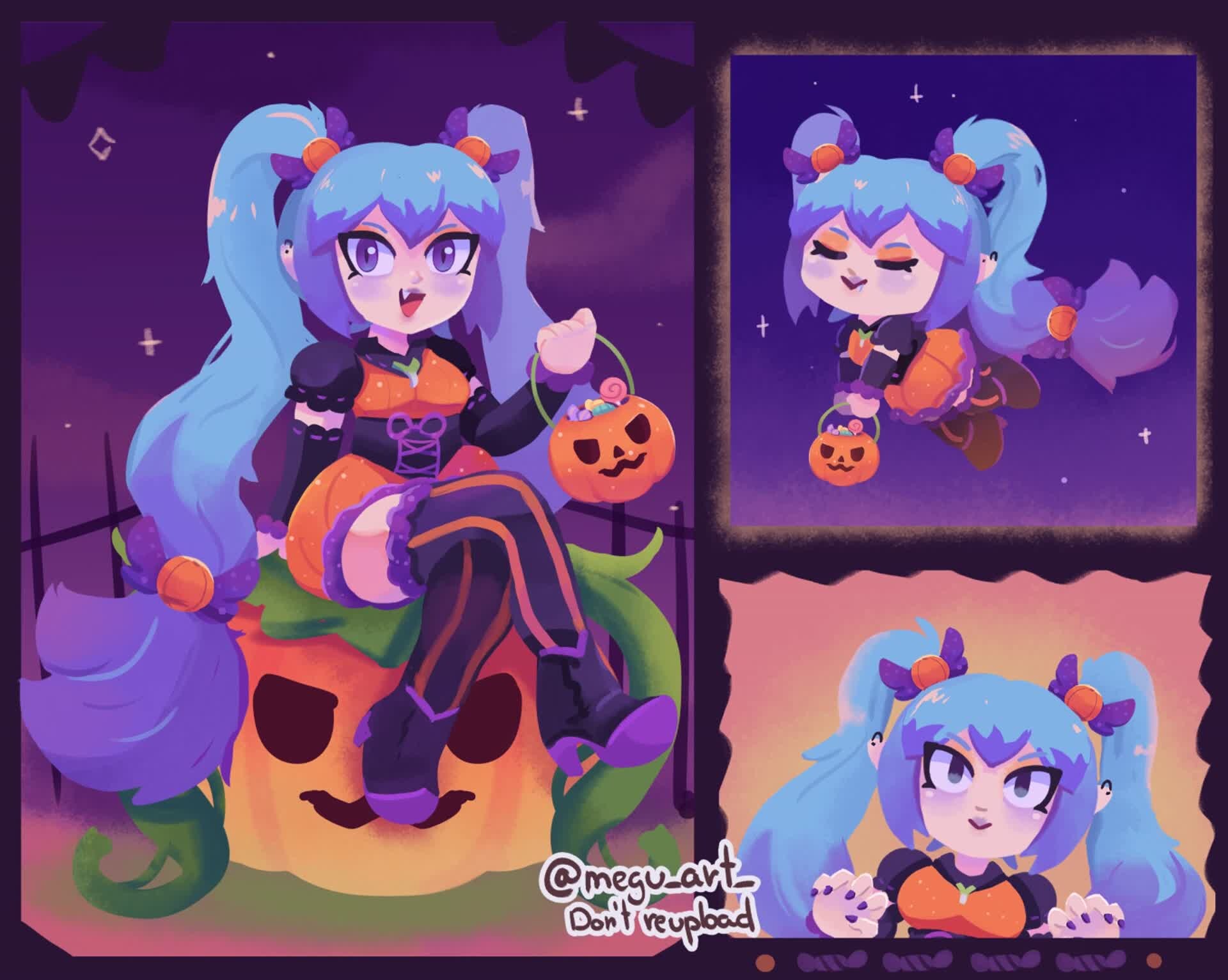 ArtStation - Spooky Miku anim