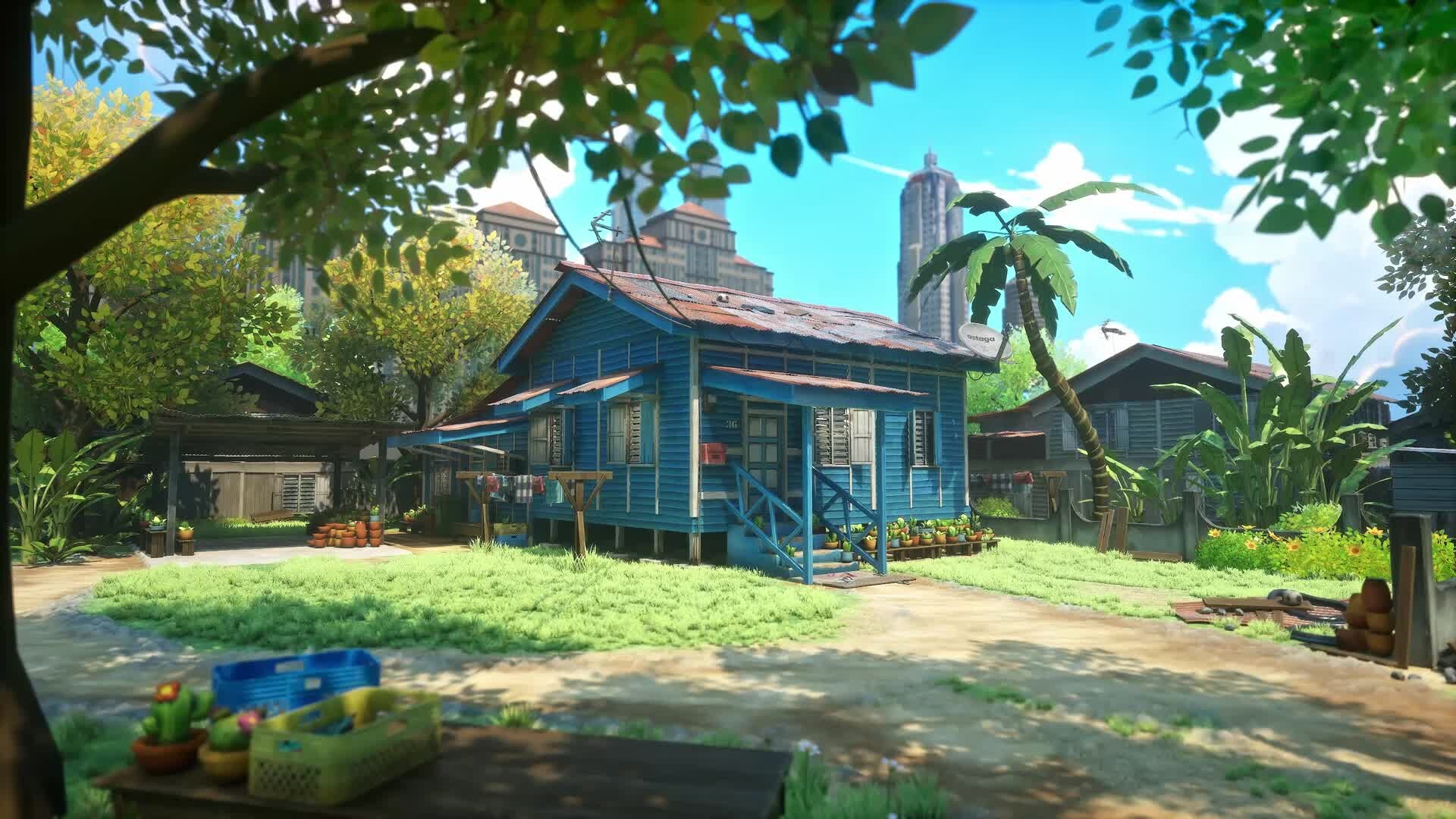 ArtStation - Rumah Biru